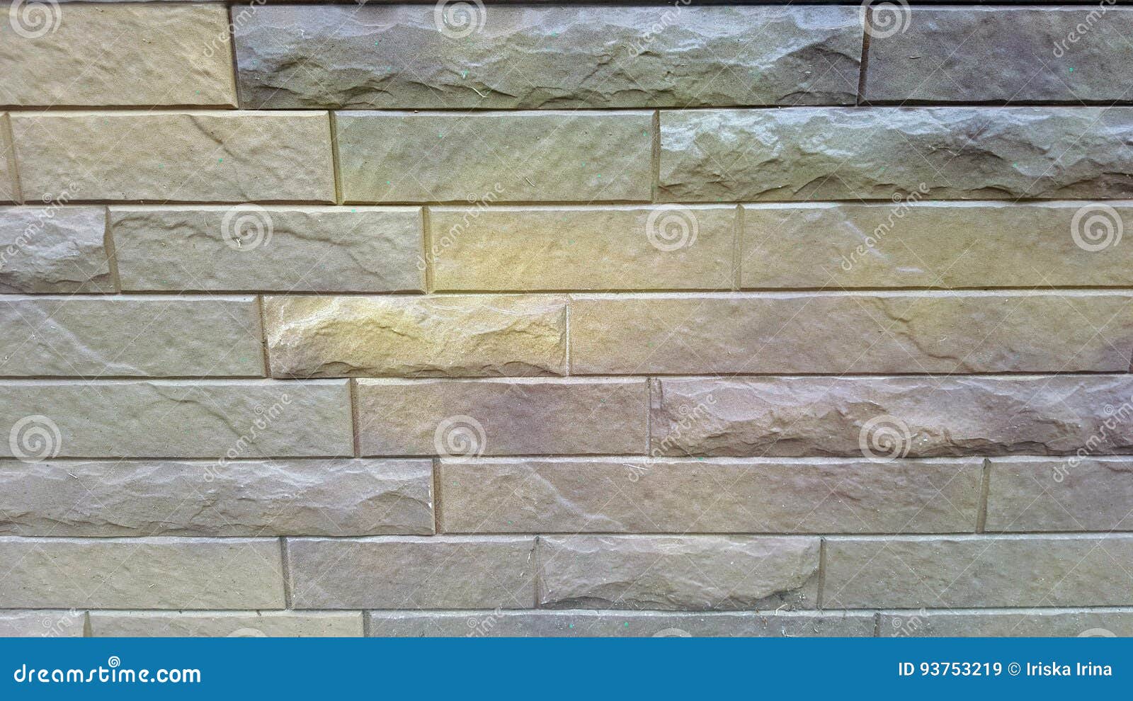 Plastic Panels Under a Brick Stock Image - Image of horizontal, plastic ...