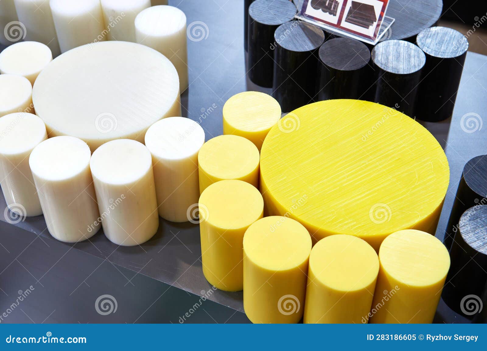 Plastic Parts Bars and Sheets for Industry Stock Image - Image of ...