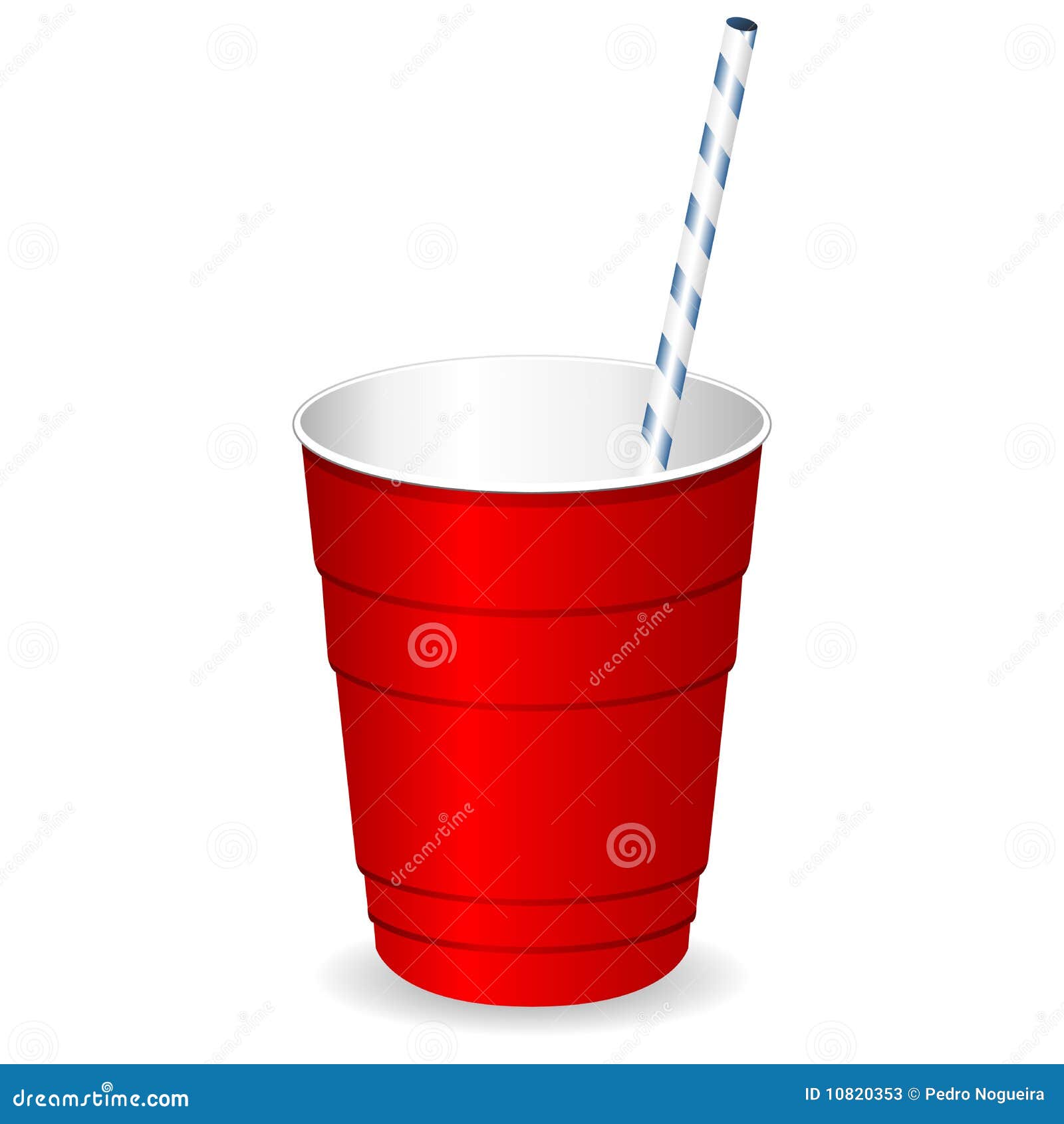 Plastic party cup stock vector. Illustration of hapiness - 10820353