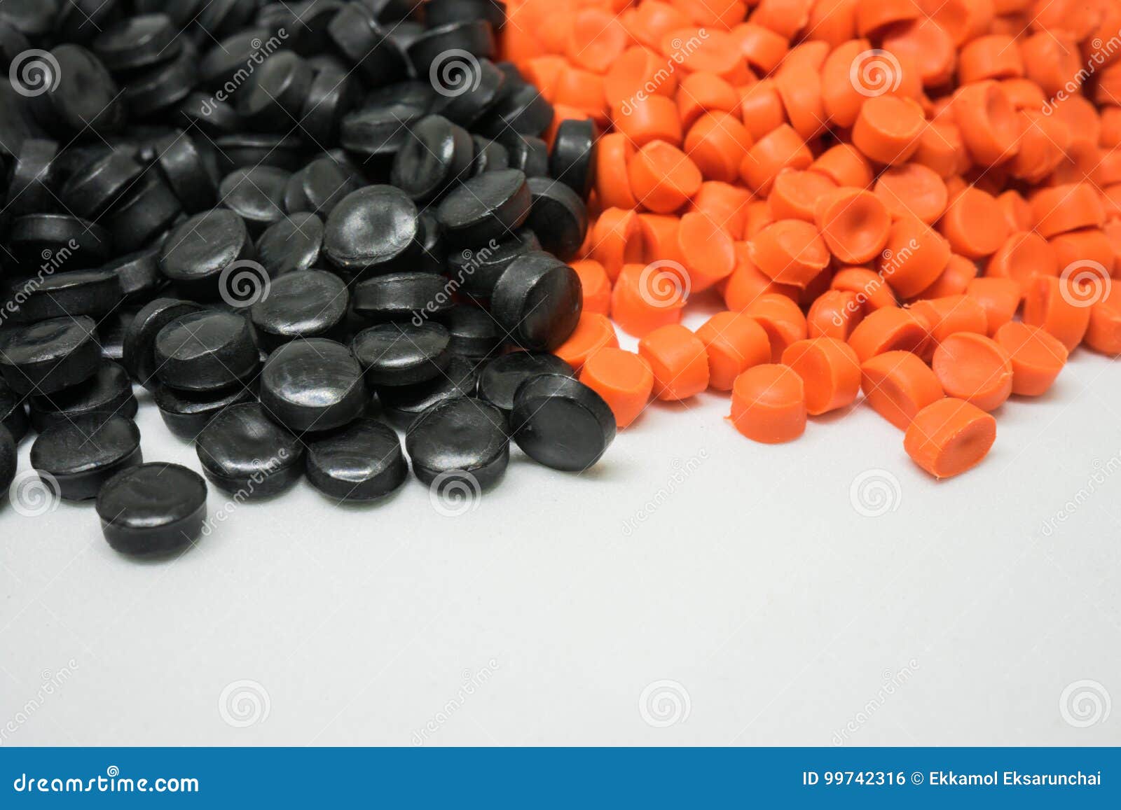 Plastic pellet stock photo. Image of petrochemical, design - 99742316