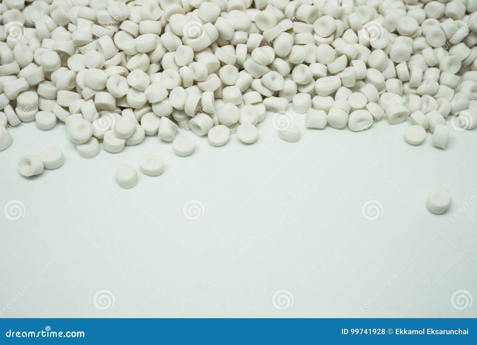 Plastic pellets. stock photo. Image of materials, plant - 99741928