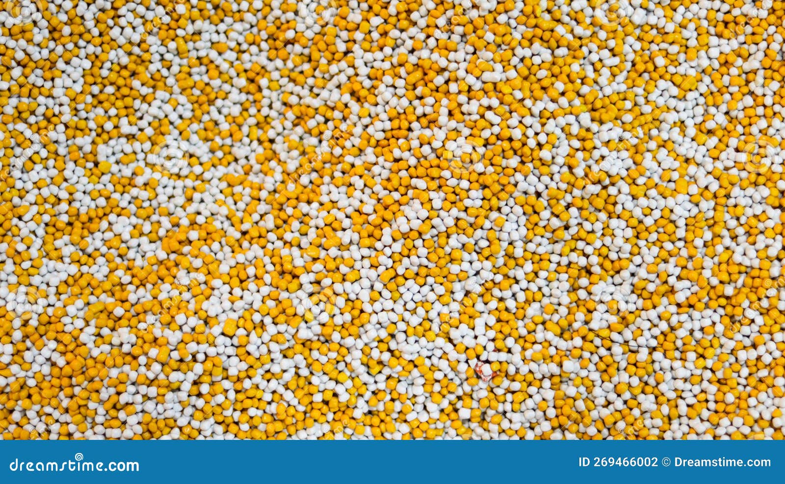 Plastic Pellets White and Yellow for Texture Background Material Design ...