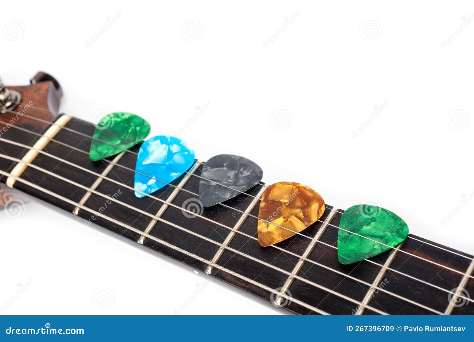 Plastic Picks of Different Colors for Playing Acoustic or Electric ...