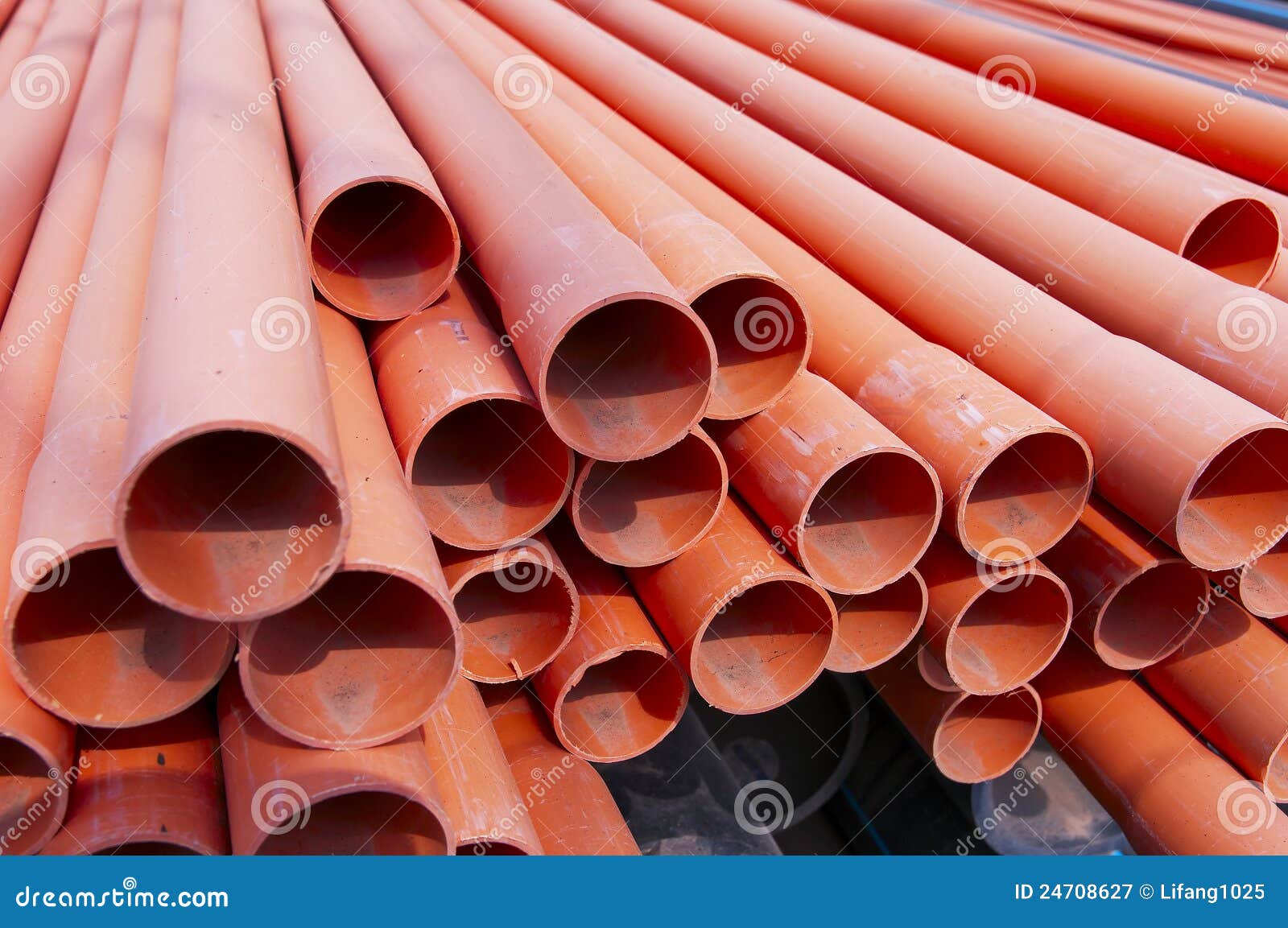 Plastic pijp stock afbeelding. Image of samenvatting - 24708627