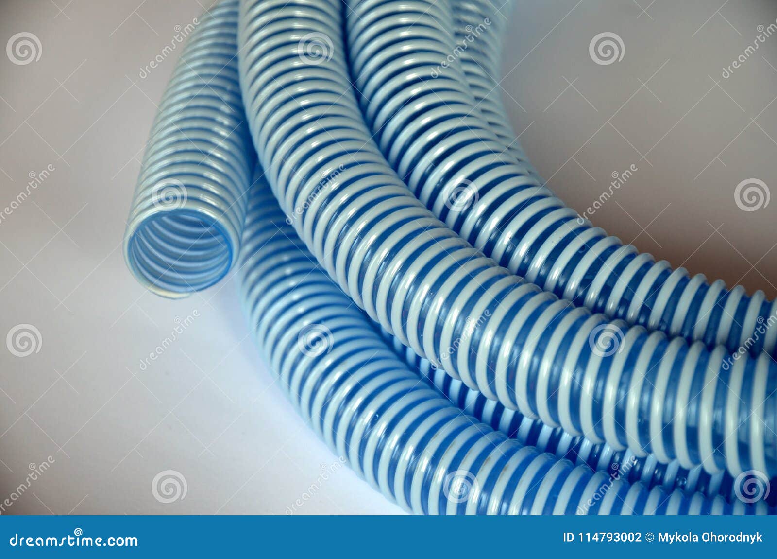 Plastic pipe fitting stock photo. Image of cable, technology - 114793002