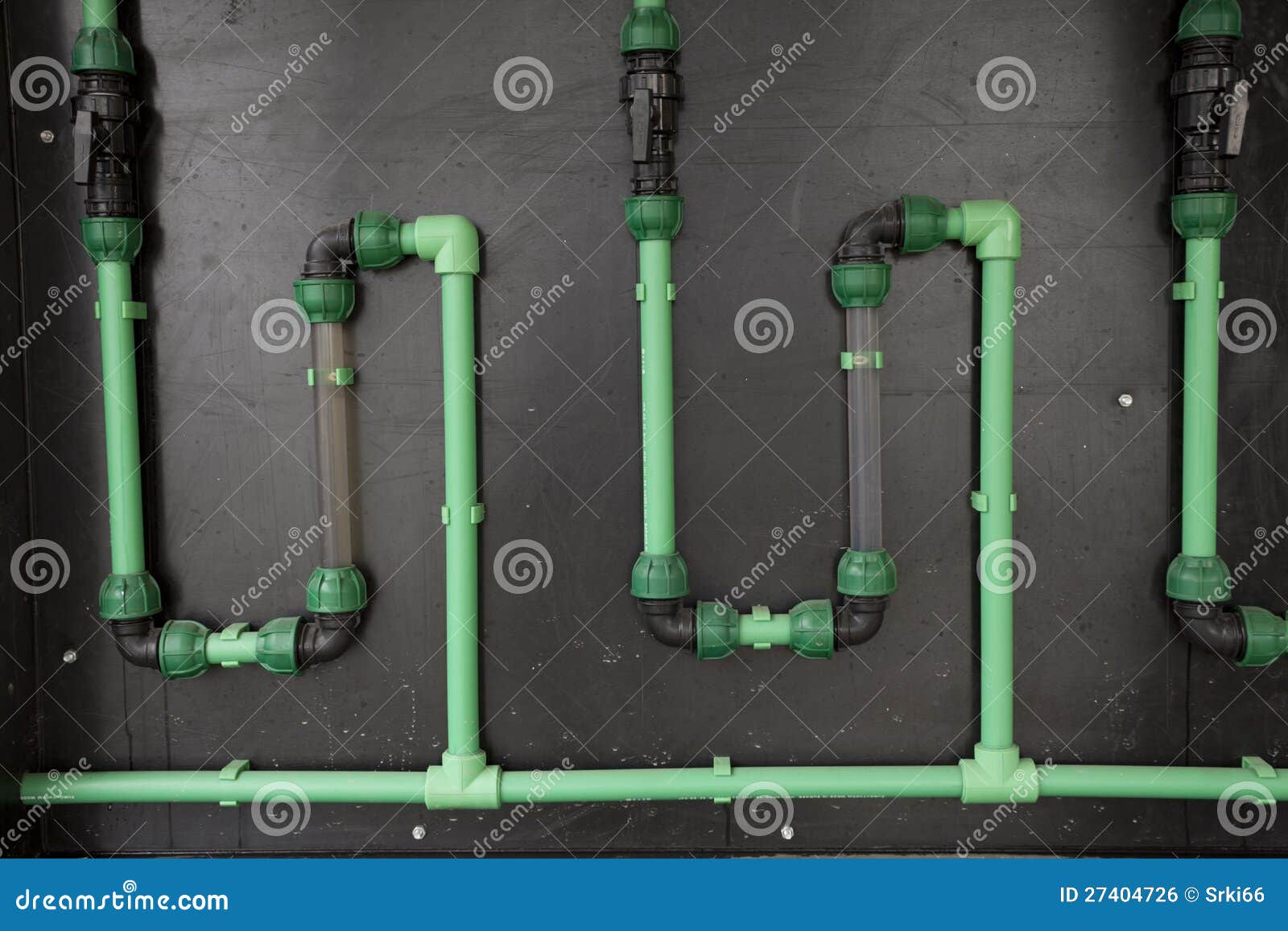 Plastic pipe green stock photo. Image of plastic, industry - 27404726