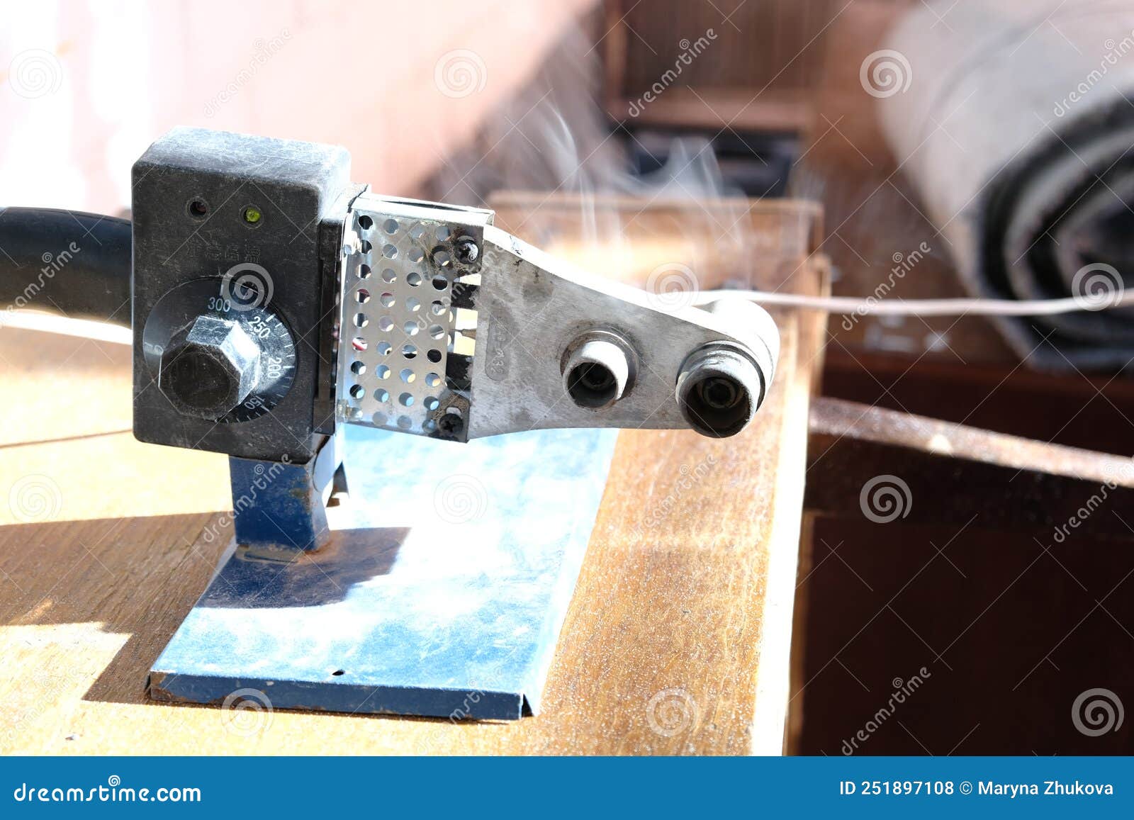 Plastic Pipe Welding Machines, Polypropylene Pipe Soldering Iron Stock ...