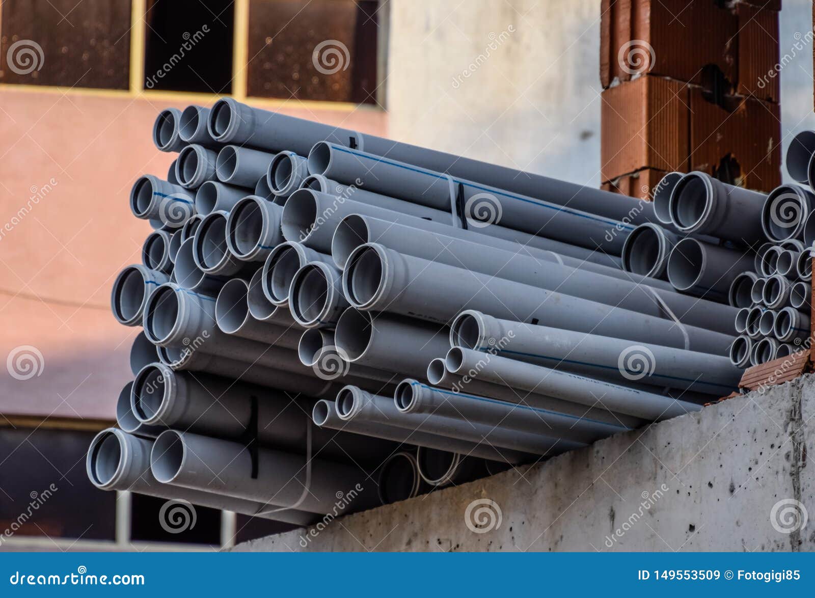 Pile Of Sewer Piping Stock Photo | CartoonDealer.com #19399752