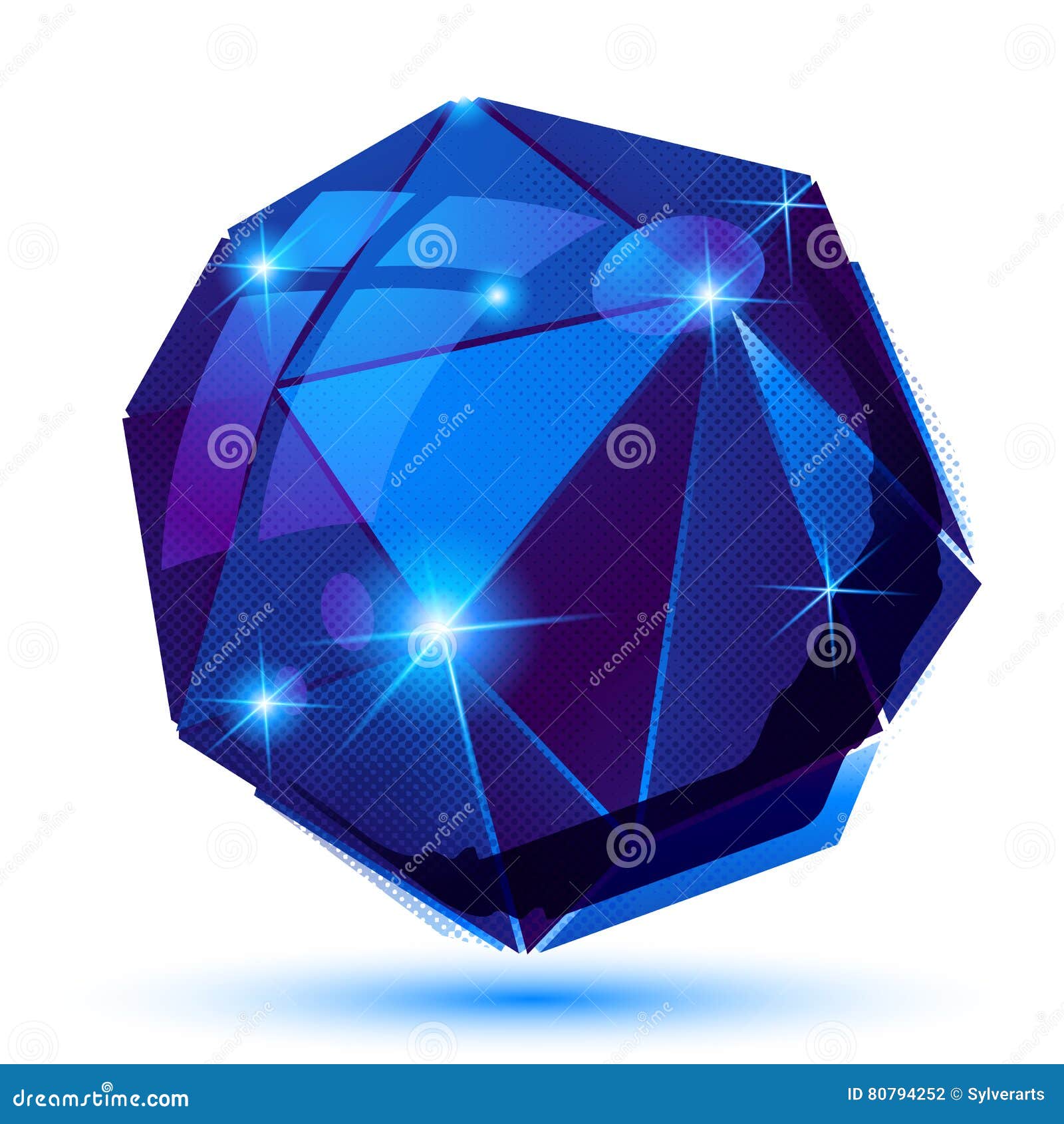 Plastic Pixel Colorful 3d Element, Sparkle Dotted Geometric Object ...