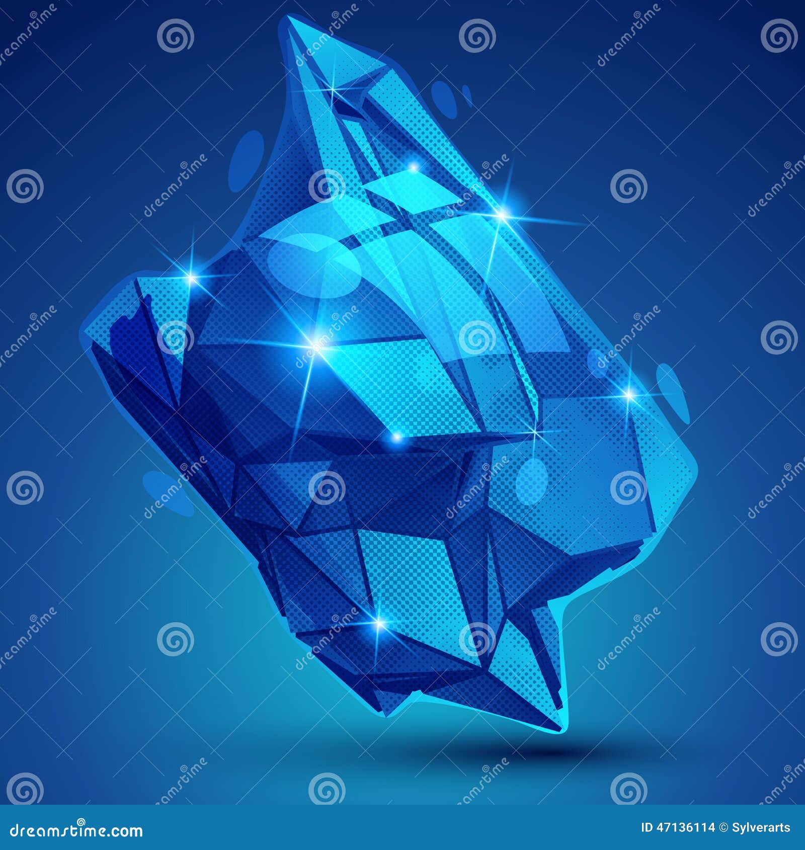 Plastic Pixel Colorful Dimensional Element, Sparkle Synthetic Do Stock ...