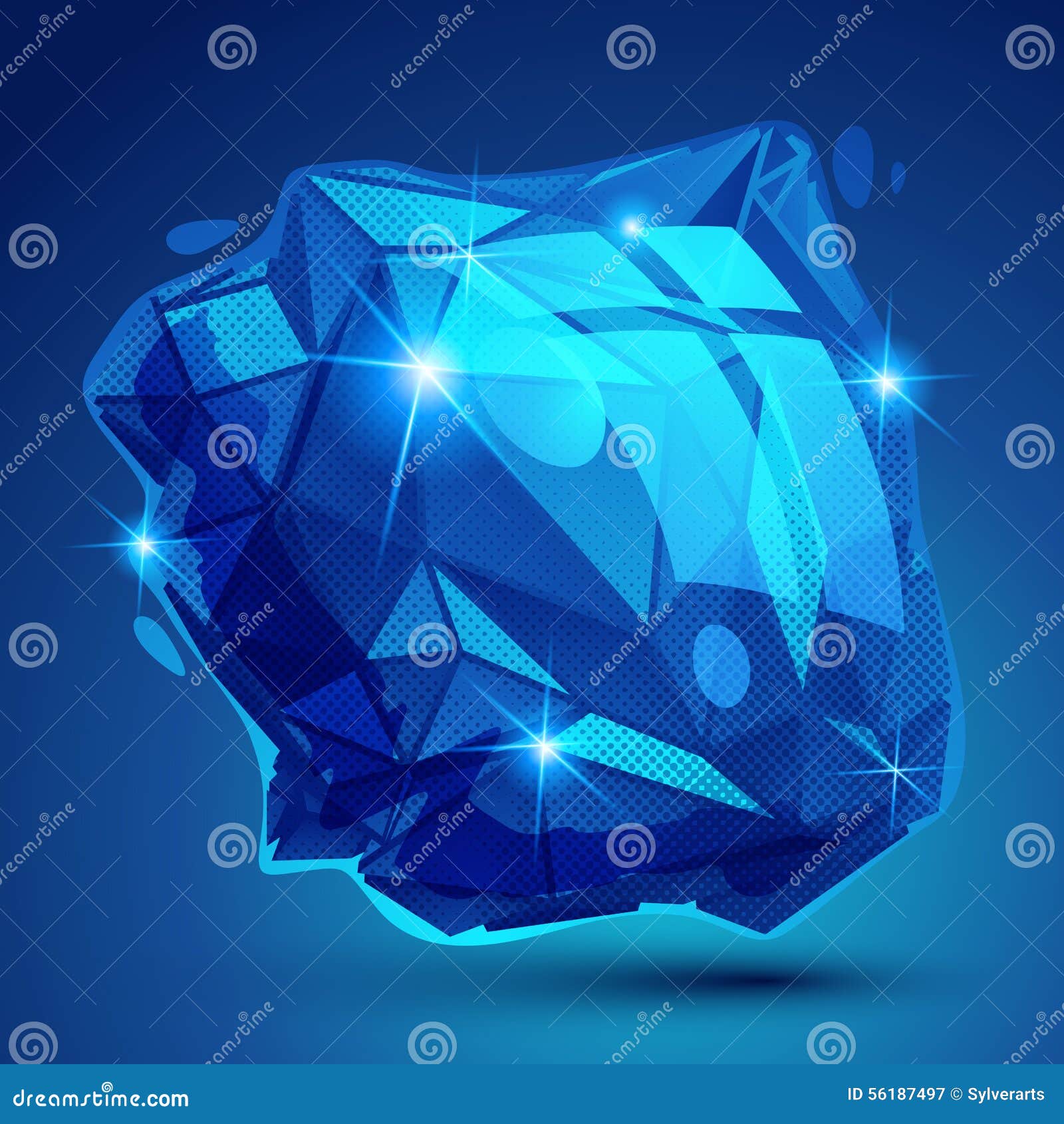 Plastic Pixel Colorful Dimensional Element, Sparkle Synthetic Do Stock ...