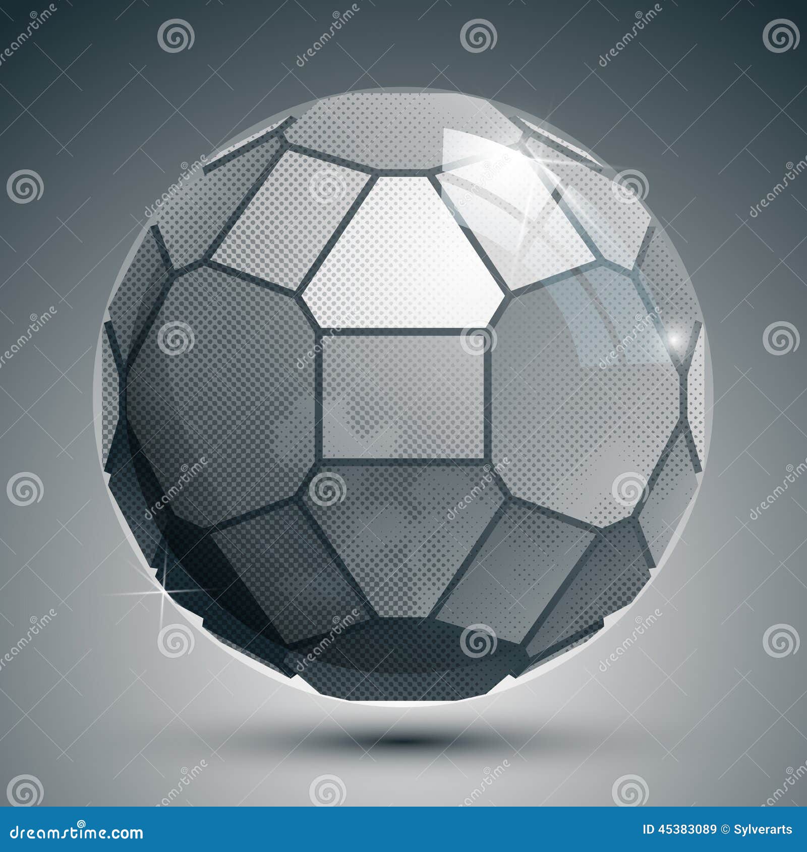 Plastic Pixel Grayscale Dimensional Sphere Stock Vector - Illustration ...