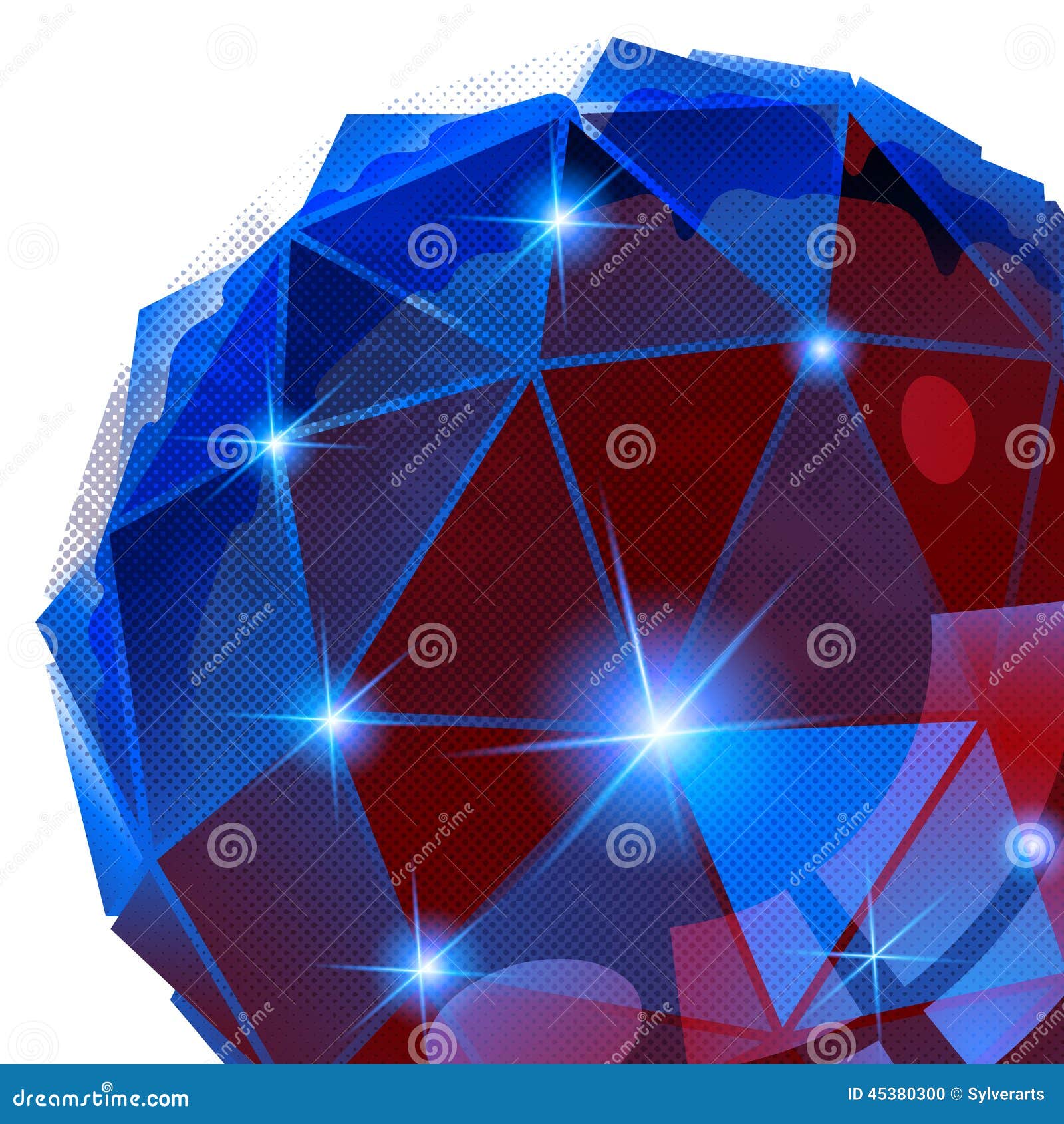 Plastic Pixilated Background, 3d Complicated Template Stock Vector ...