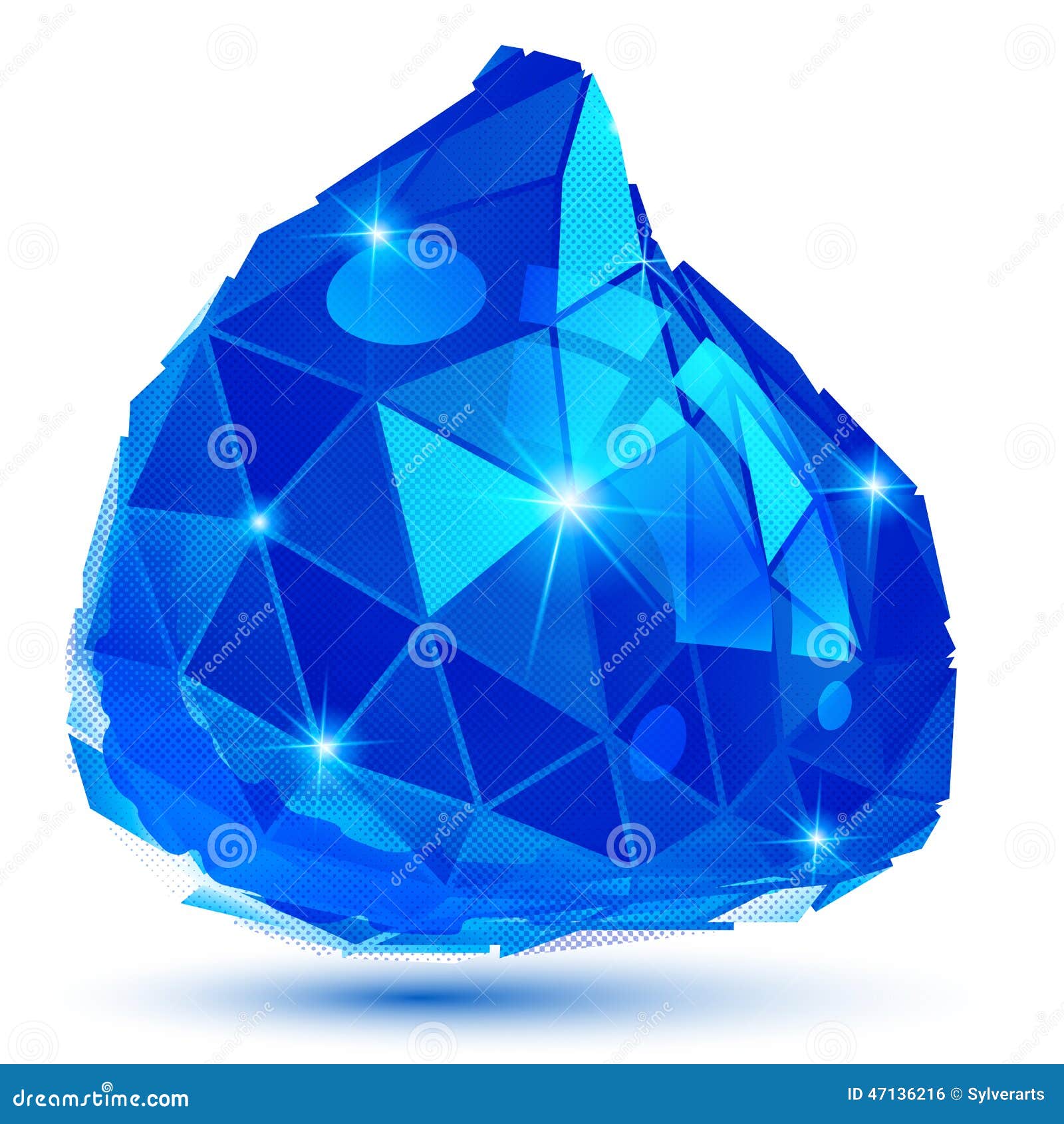 Plastic Pixilated Dimensional Complicated Object, Dotted Geometric ...