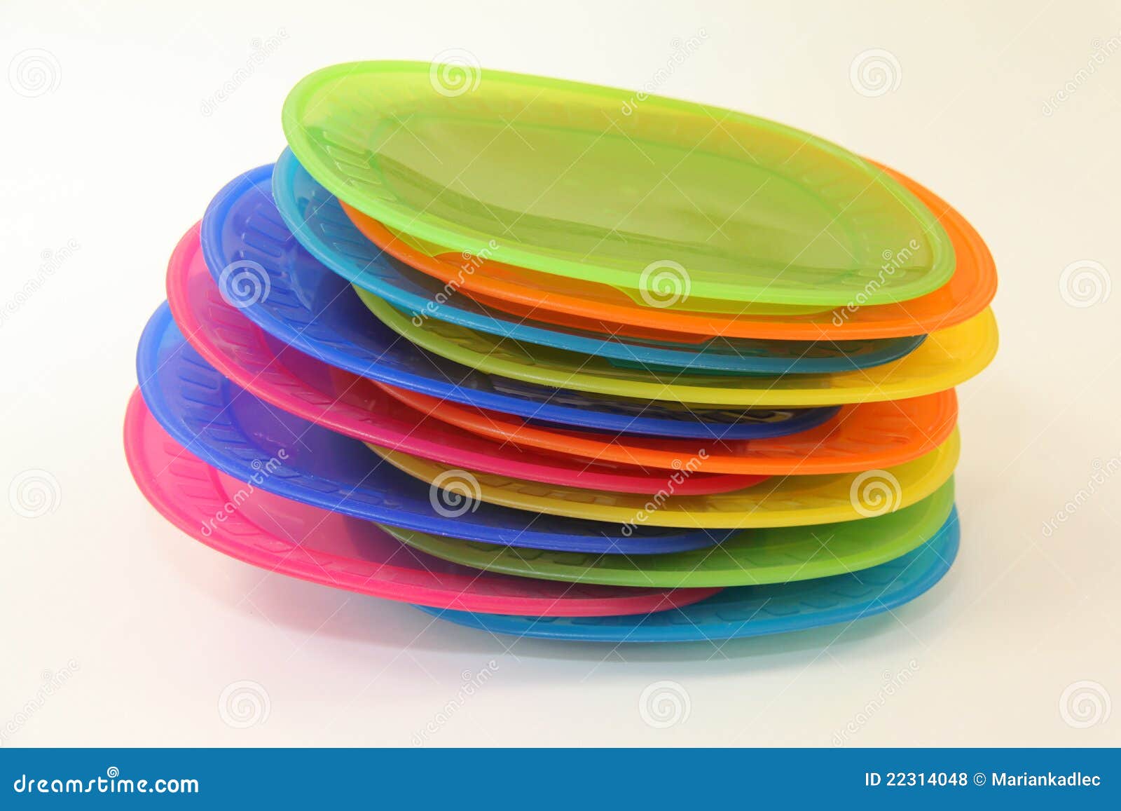 Plastic plates stock photo. Image of blue, dining, plate - 22314048
