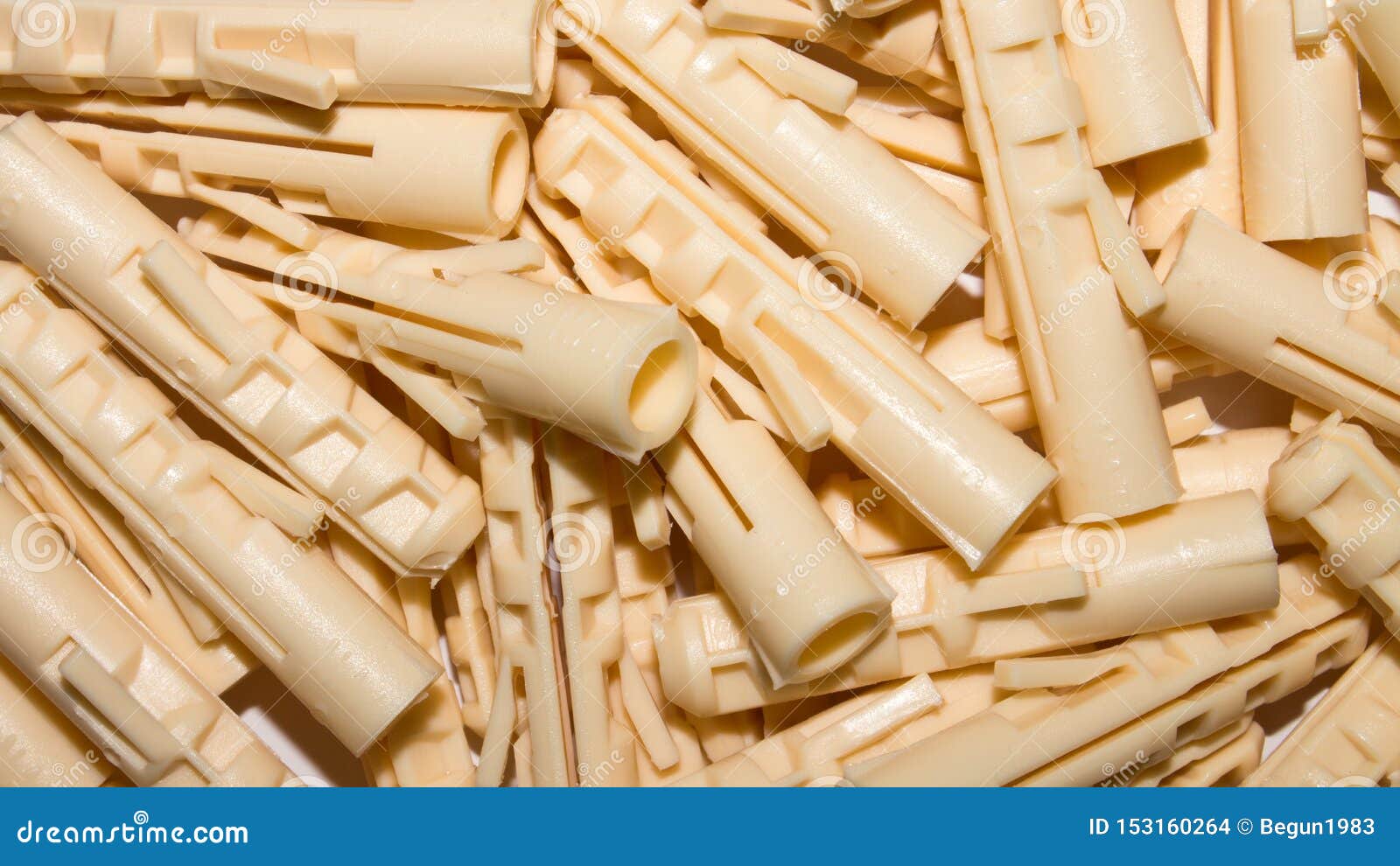 Plastic plugs for screws. stock photo. Image of wall - 153160264