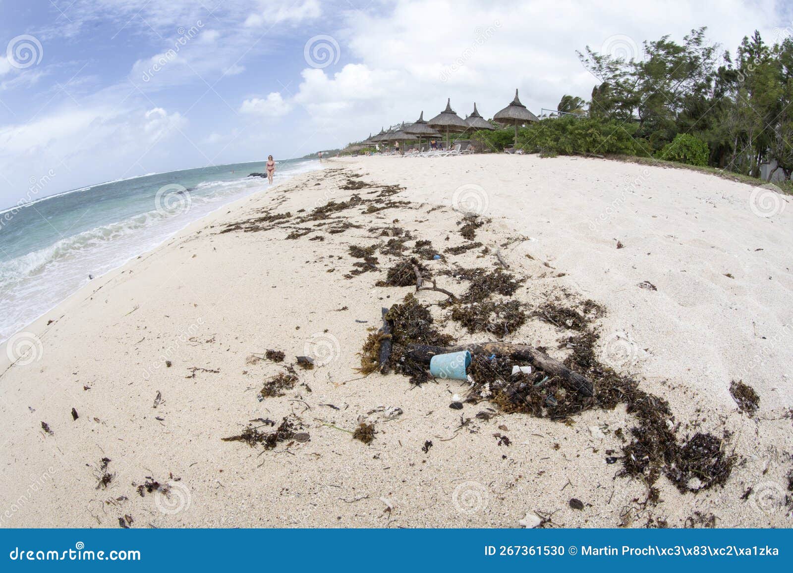 Plastic, Pollution, Mauritius, Indian Ocean Stock Photo - Image of ...