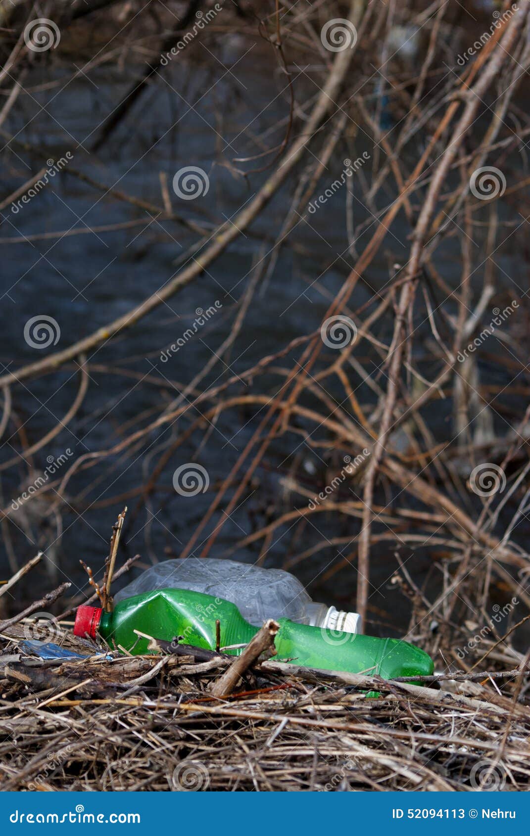 Plastic pollution stock image. Image of bottles, plastic - 52094113