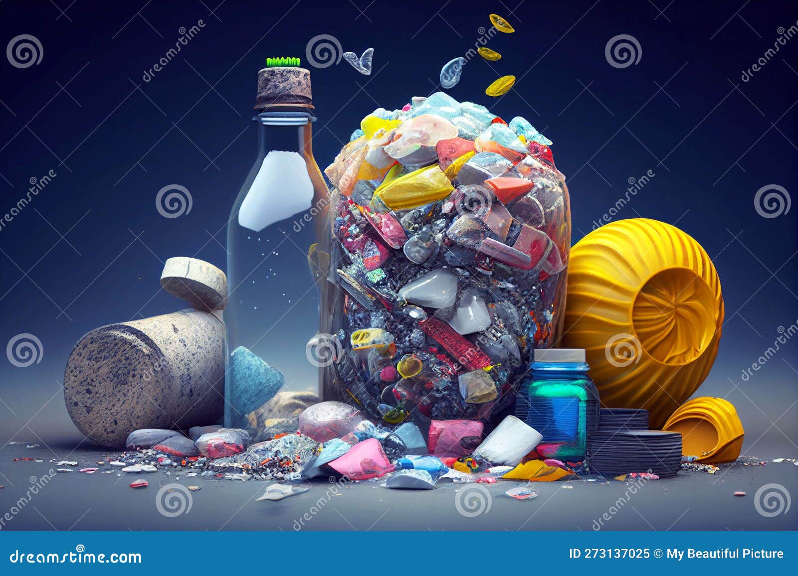 Plastic Pollution at Sea. Environmental Protection. Pollution at the ...