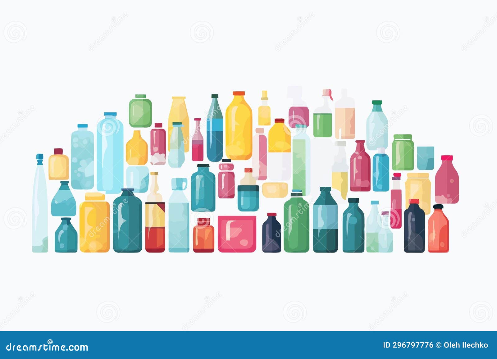 Plastic Pollution Vector Flat Minimalistic Isolated Illustration Stock ...