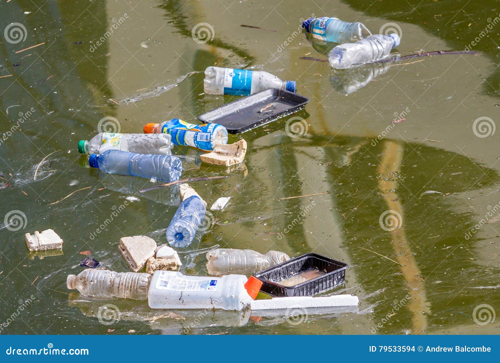 Plastic Pollution in the Water Editorial Stock Image - Image of global ...