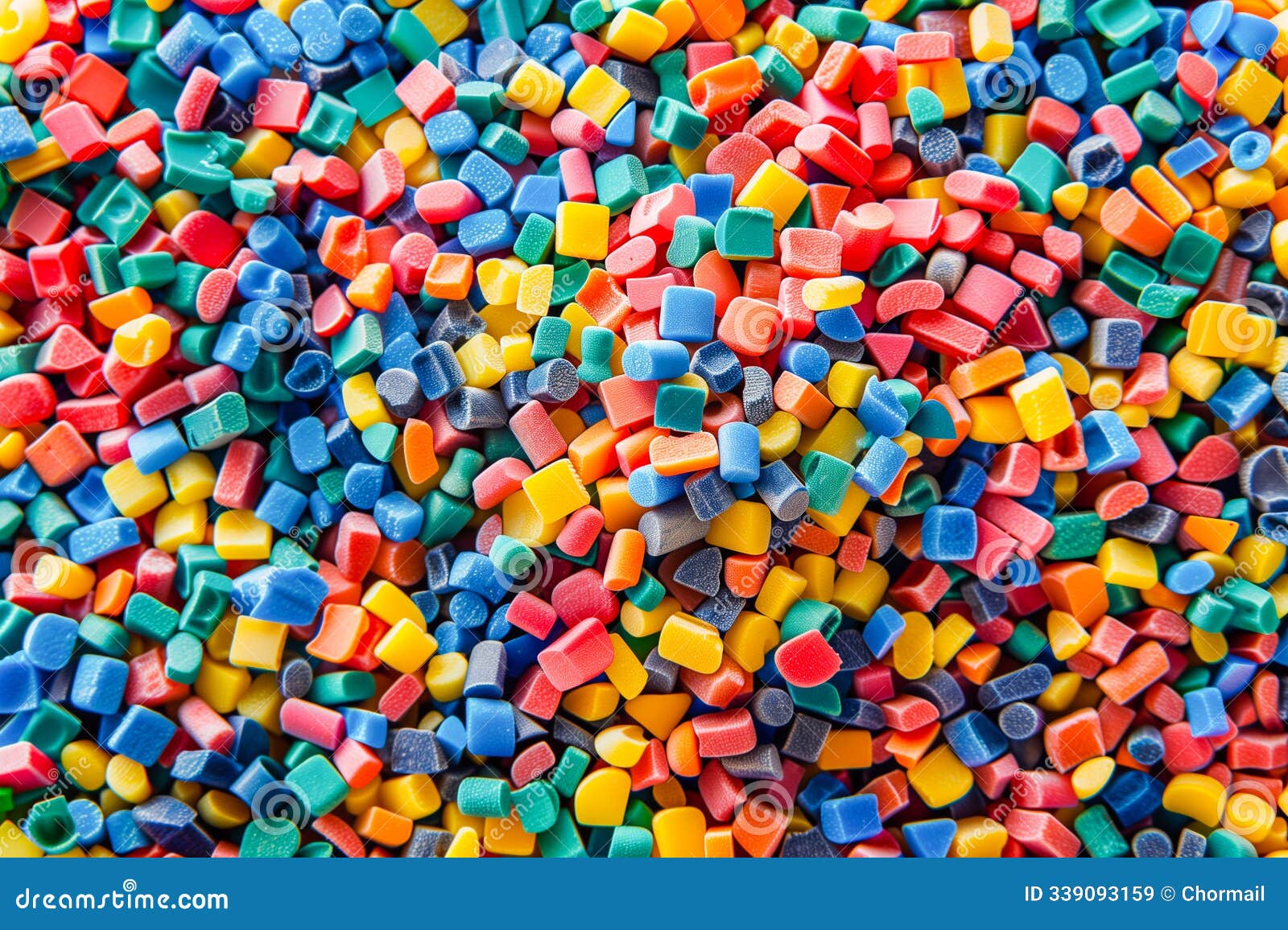 Plastic Polymer Color Pigment Granules Industrial Stock Image - Image ...