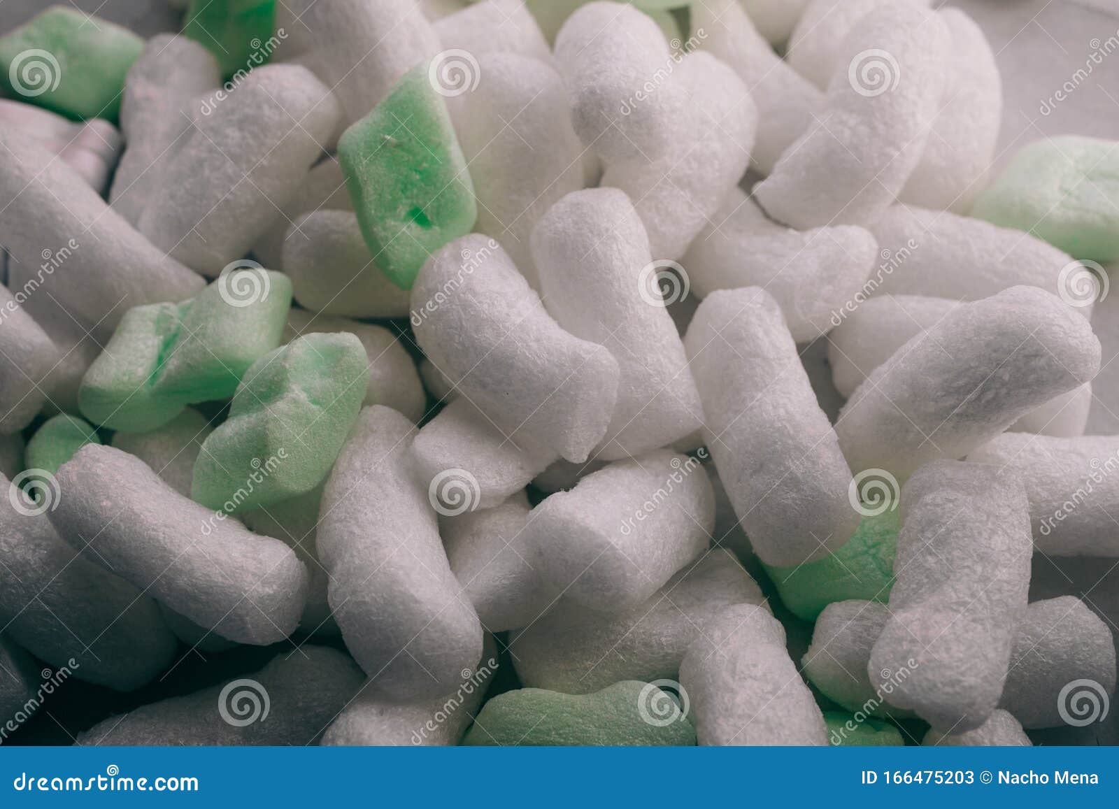 Plastic Protective Background and Texture. Macro View of Polystyrene ...