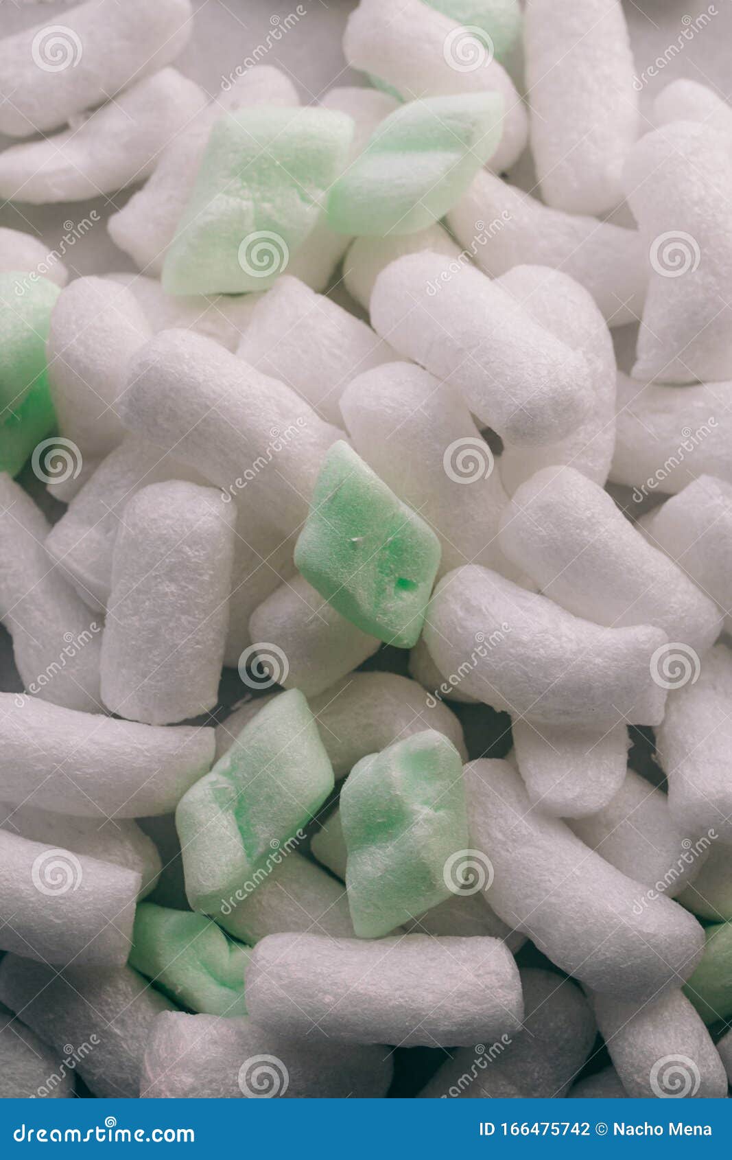 Plastic Protective Background And Texture Macro View Of Polystyrene
