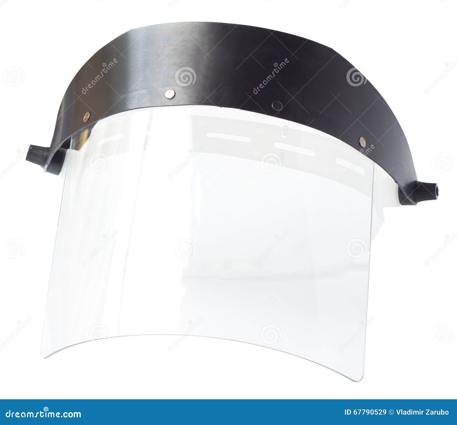 Plastic Protective Face Shield Stock Image - Image of repairing ...