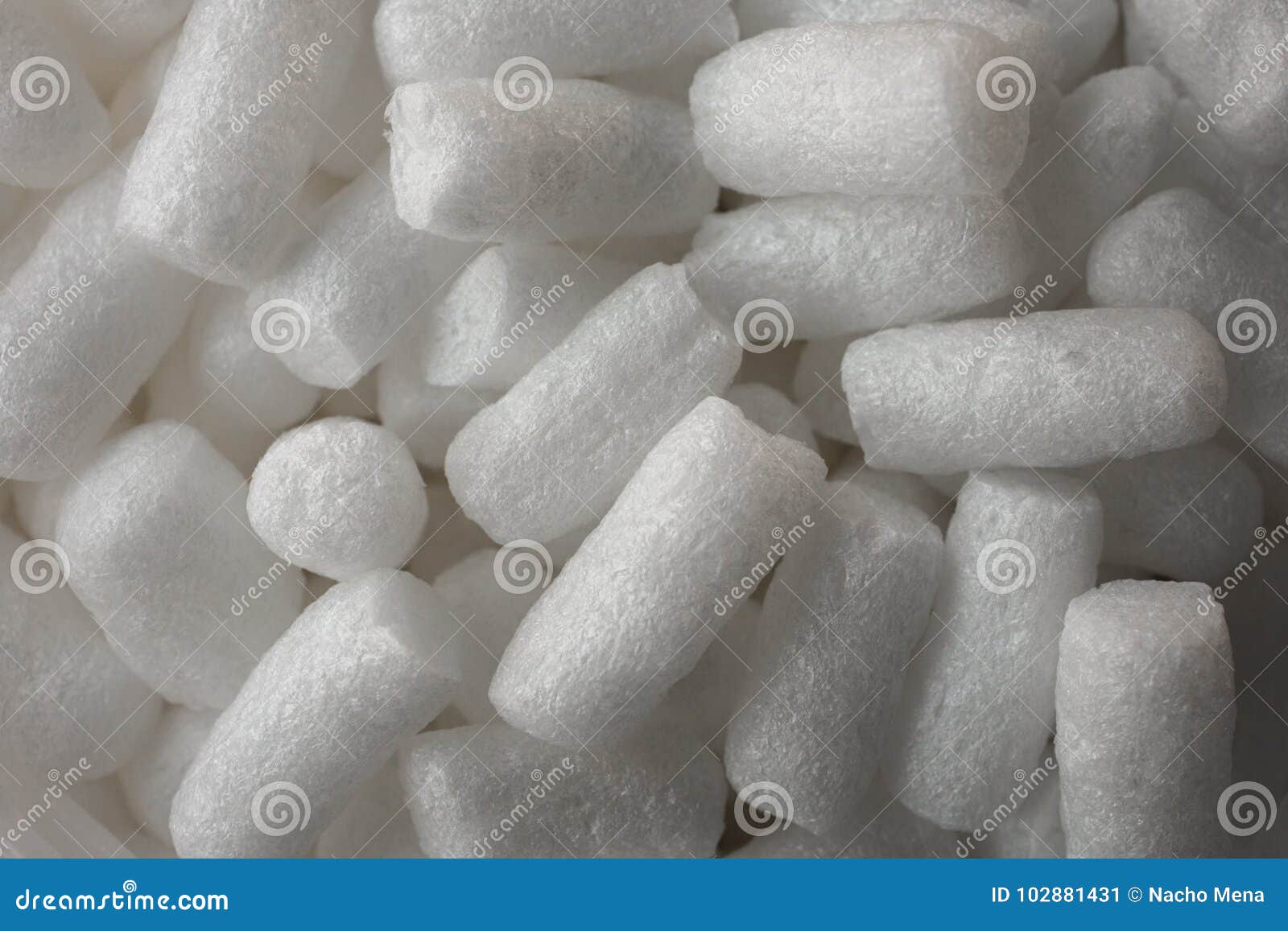 Plastic Protective Foam Background and Texture. Macro View of White ...
