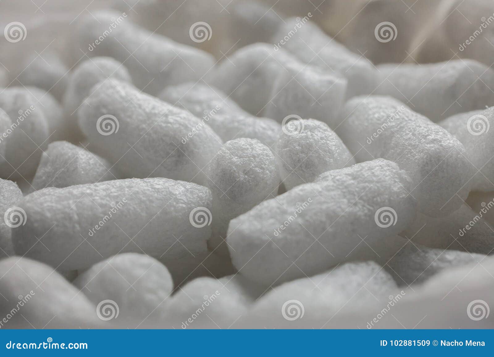 Plastic Protective Foam Background and Texture. Macro View of White ...
