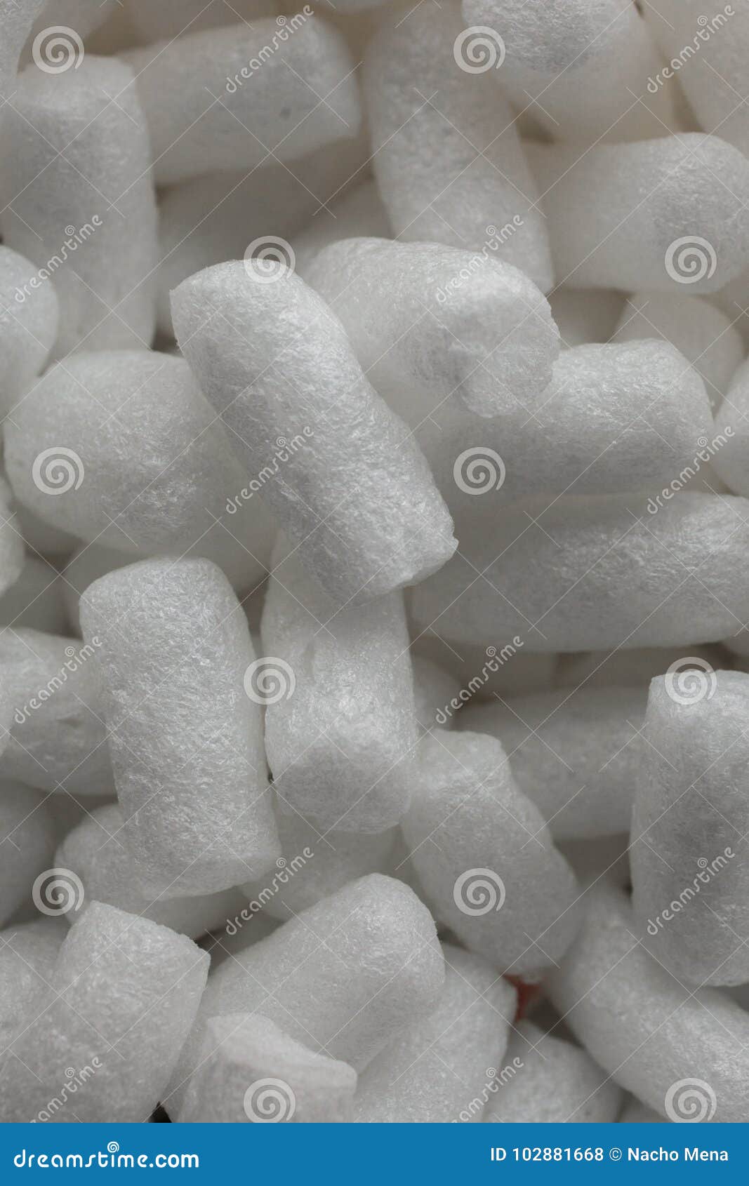 Plastic Protective Foam Background and Texture. Macro View of White ...