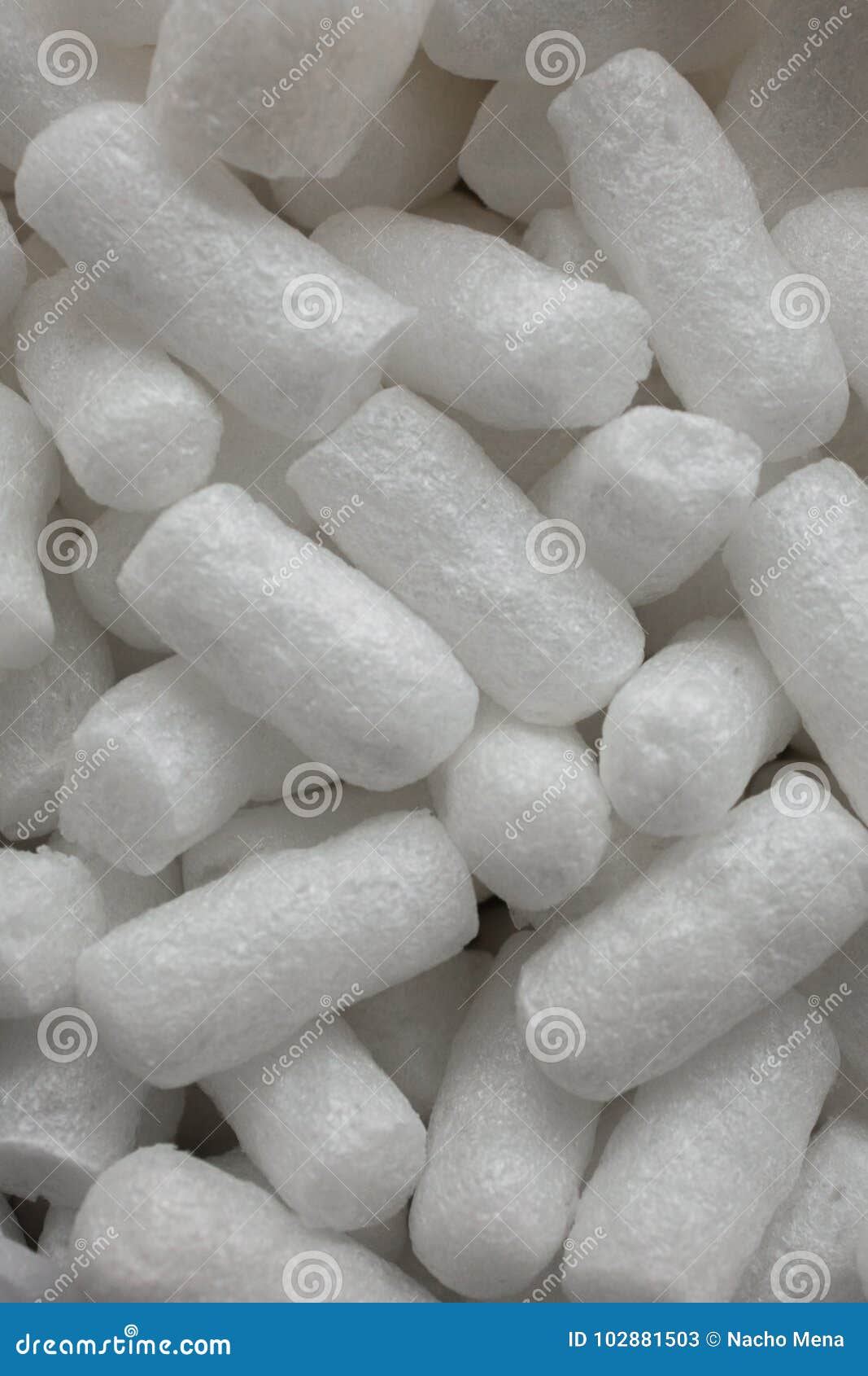 Plastic Protective Foam Background and Texture. Macro View of White ...