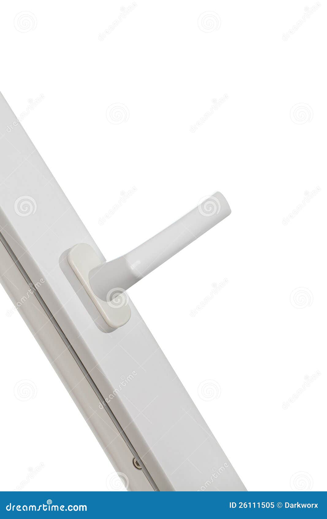 Plastic Pvc Window with Handle Stock Image - Image of home, windows ...