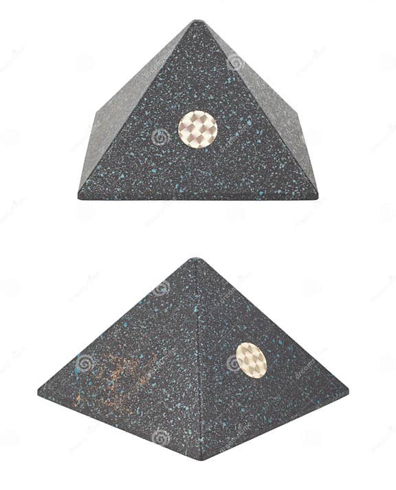 Plastic pyramide stock image. Image of decoration, closeup - 23007315
