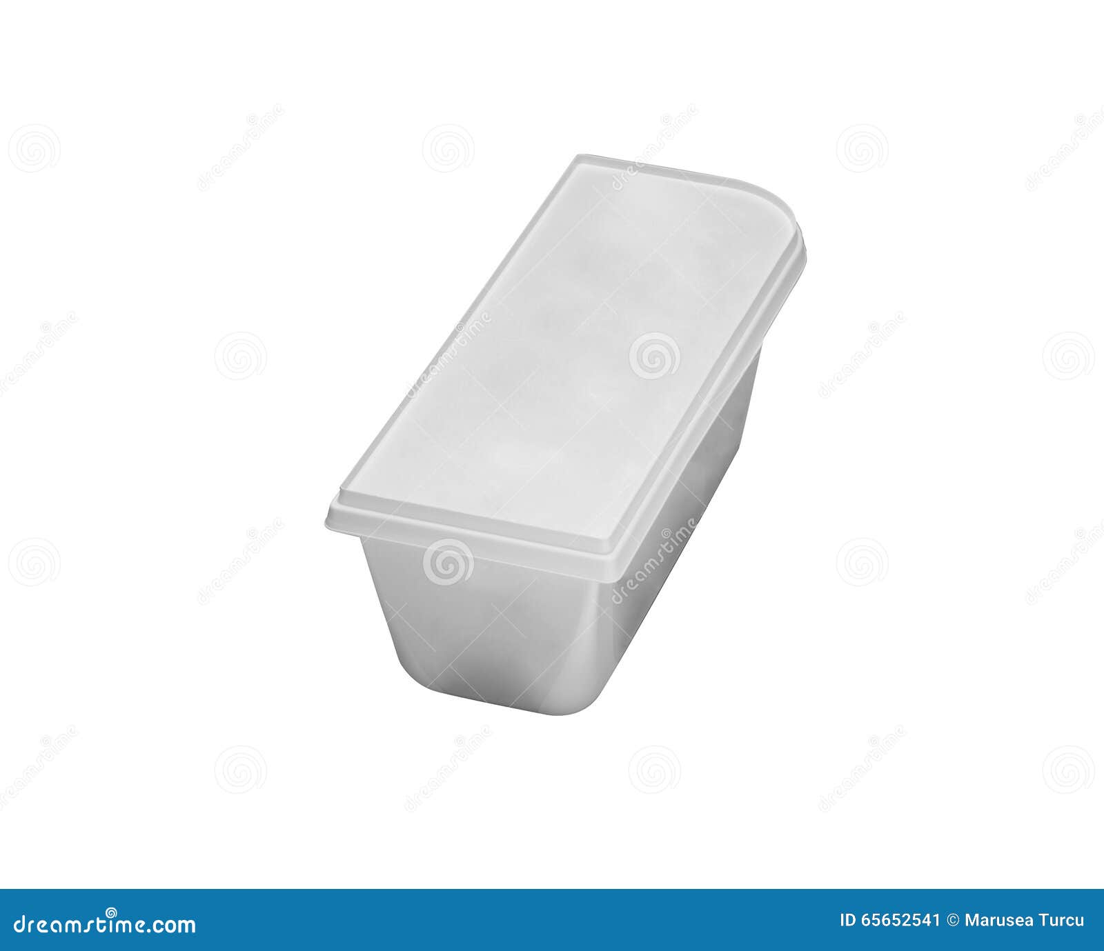 Plastic Rectangular Container Stock Image - Image of food, cover: 65652541