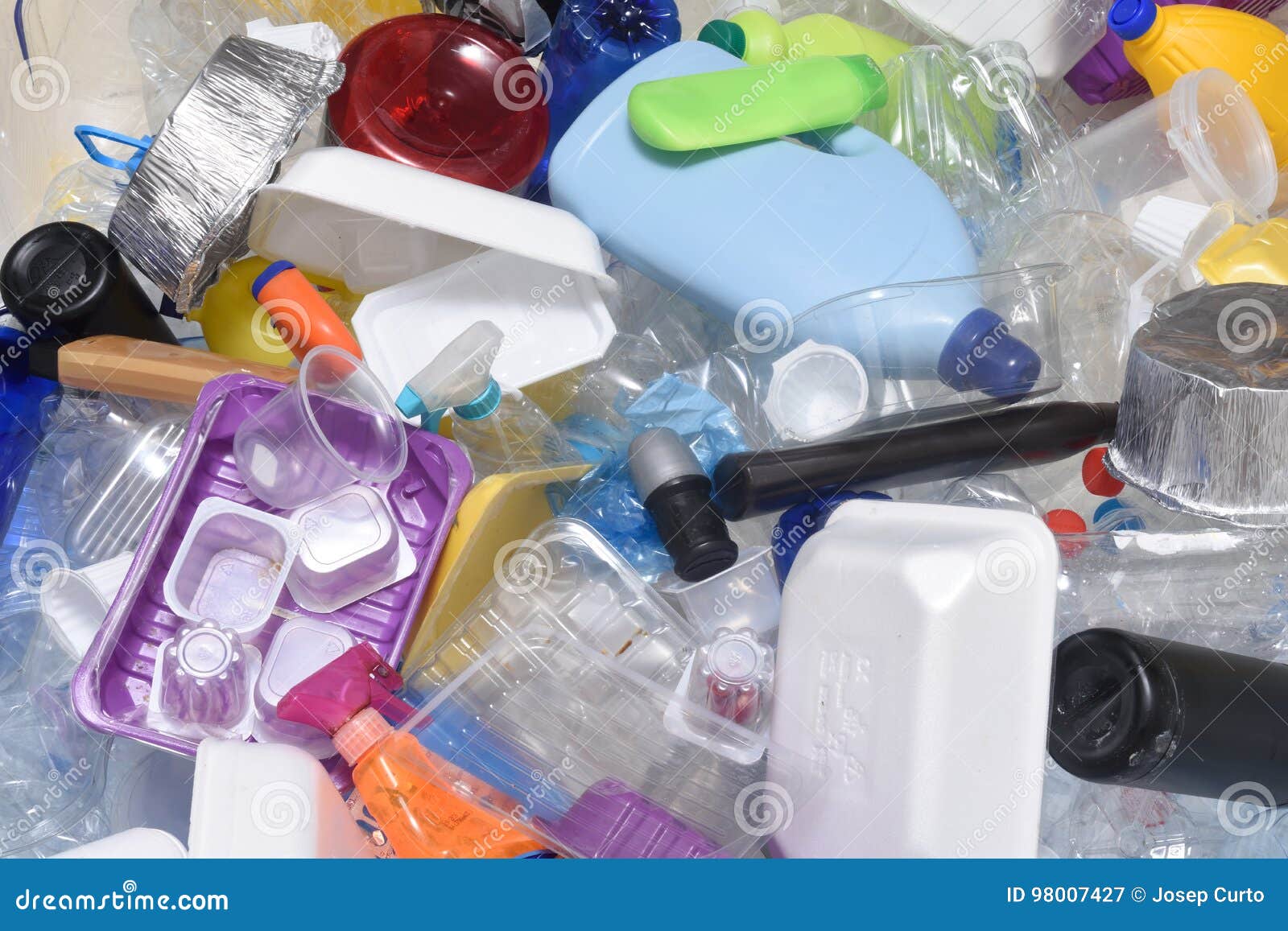 Plastic recycle, stock image. Image of containers, pile - 98007427
