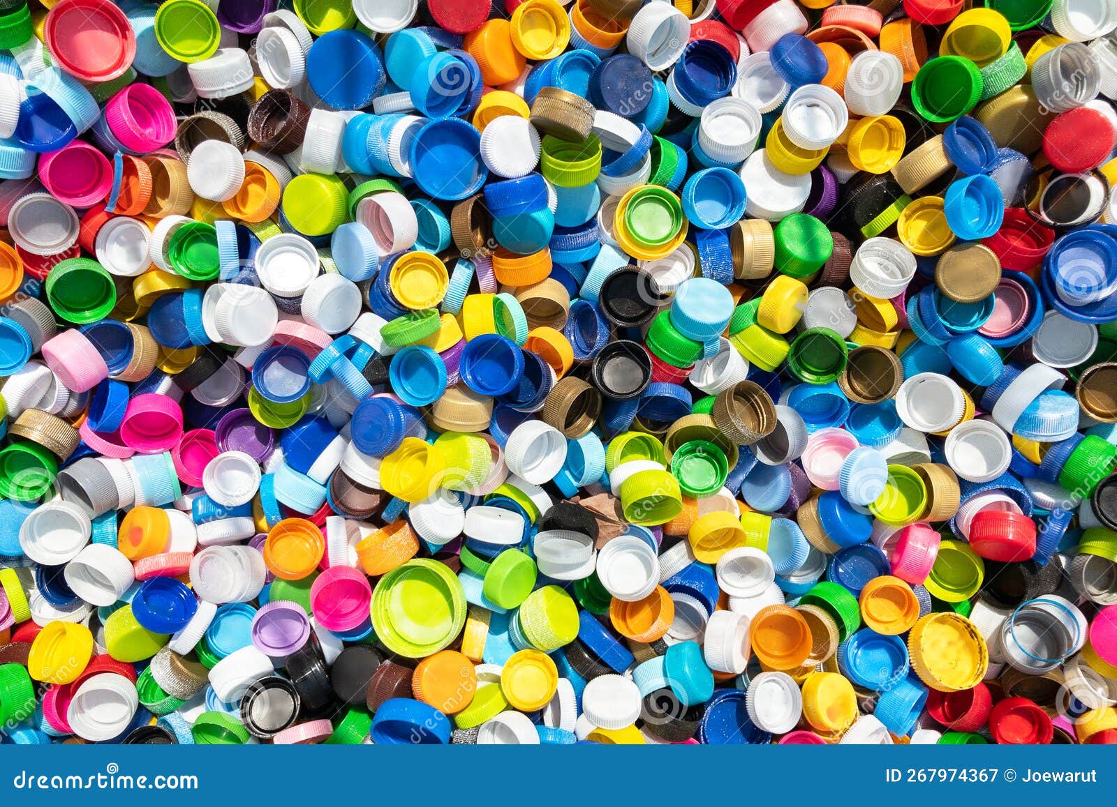 Plastic for recycle stock image. Image of recycled, caps - 267974367