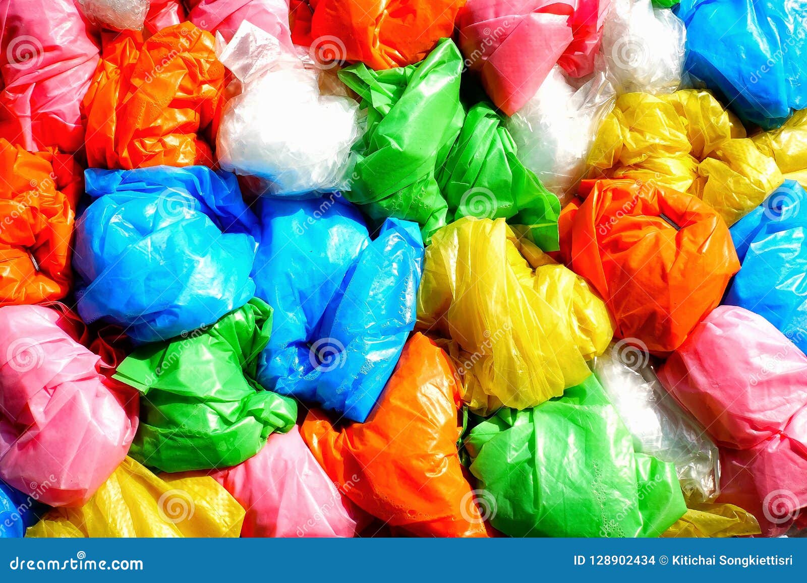Plastic Recycle Mullti Collor Texture and Backgound. Stock Photo ...