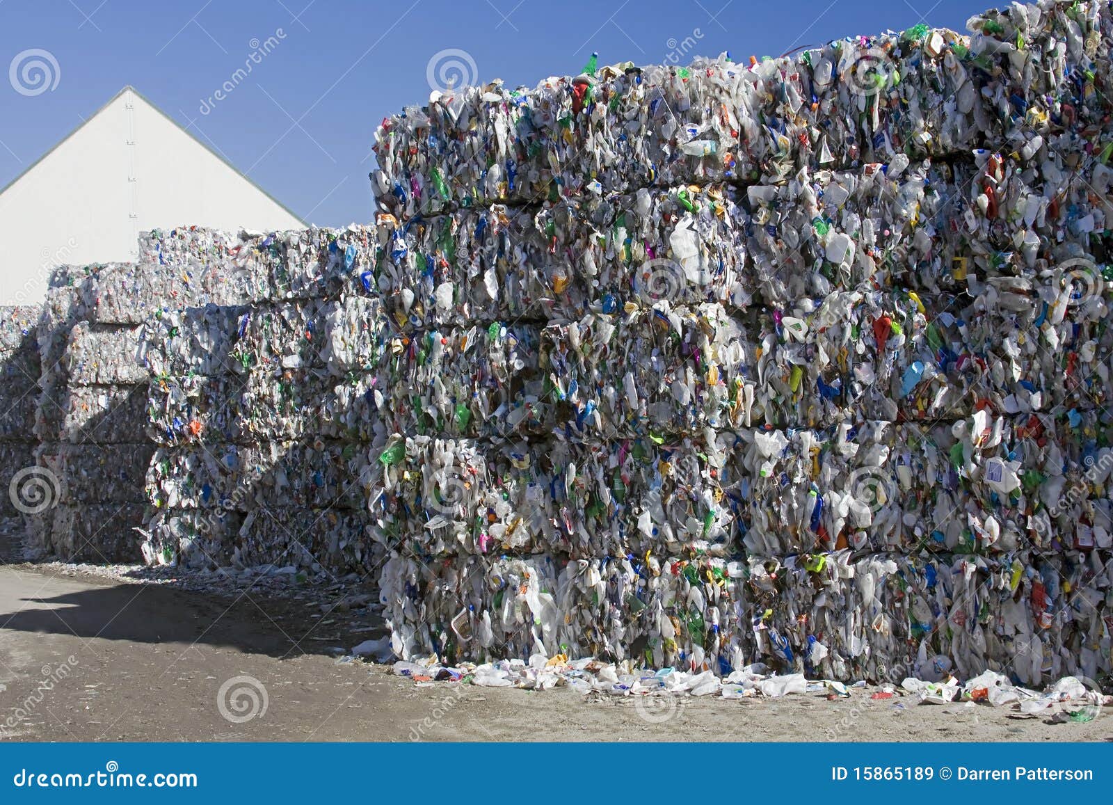 Plastic recycling stock image. Image of container, factory - 15865189
