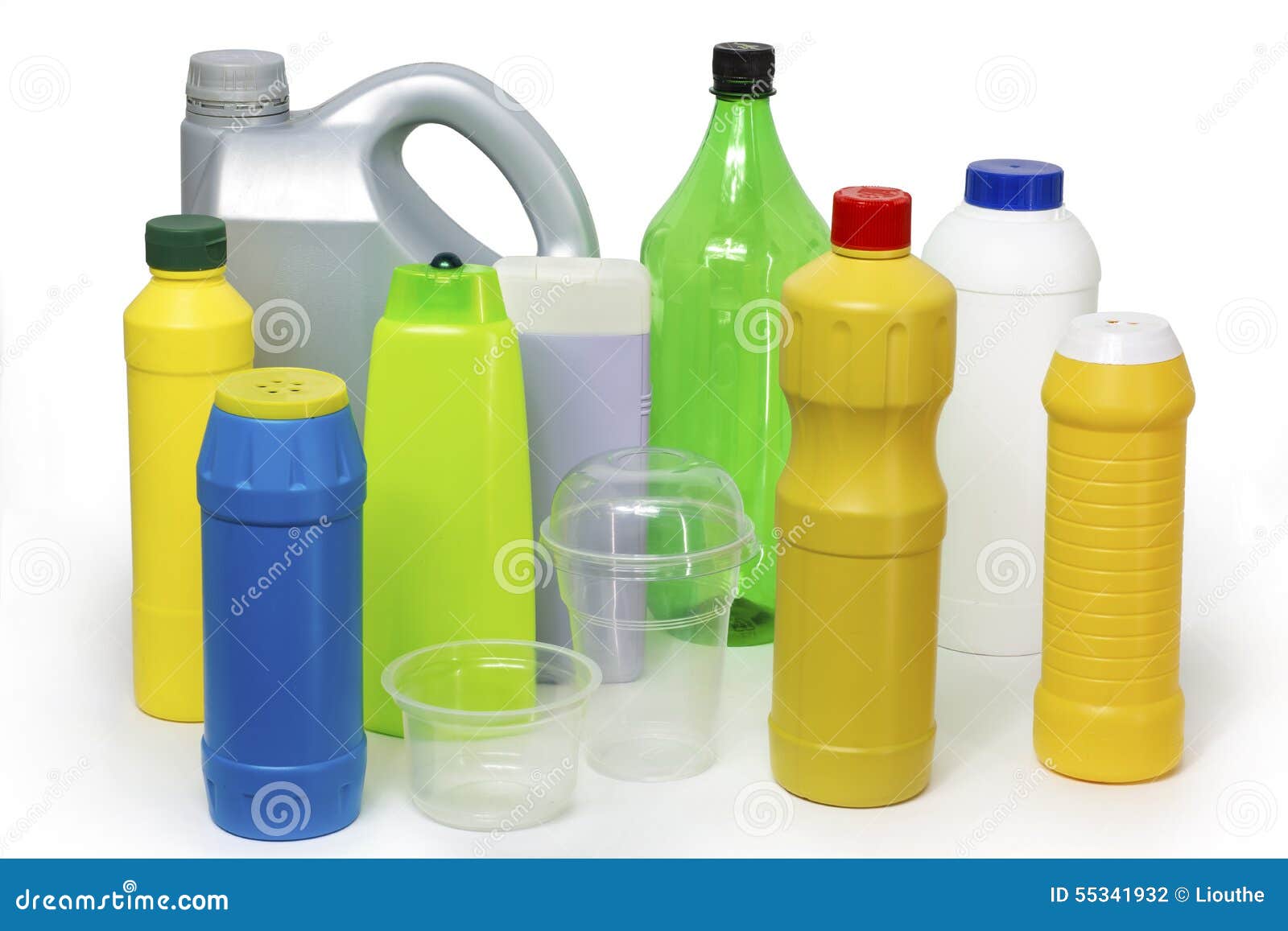 Plastic recycling stock photo. Image of household, green - 55341932