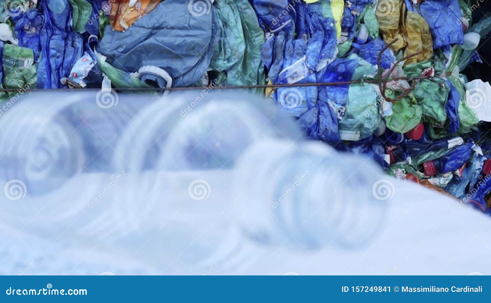 Dottle with Recycled Plastic Material-defocus Stock Video - Video of ...