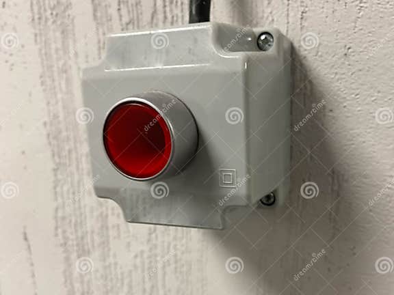 Plastic Red Stop Button for Industrial Process with Others Buttons ...