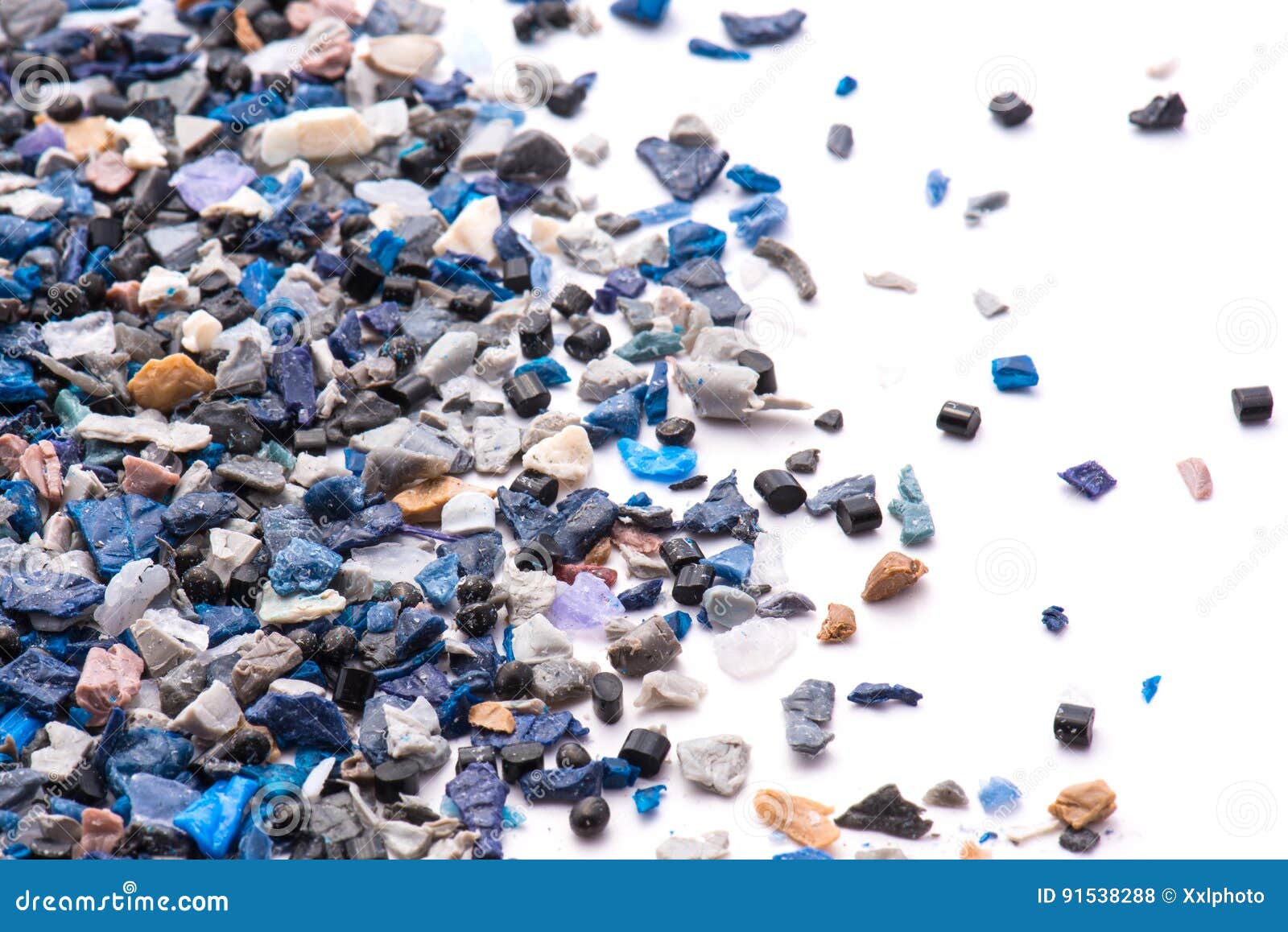 Plastic regrind stock photo. Image of environmental, moulding - 91538288