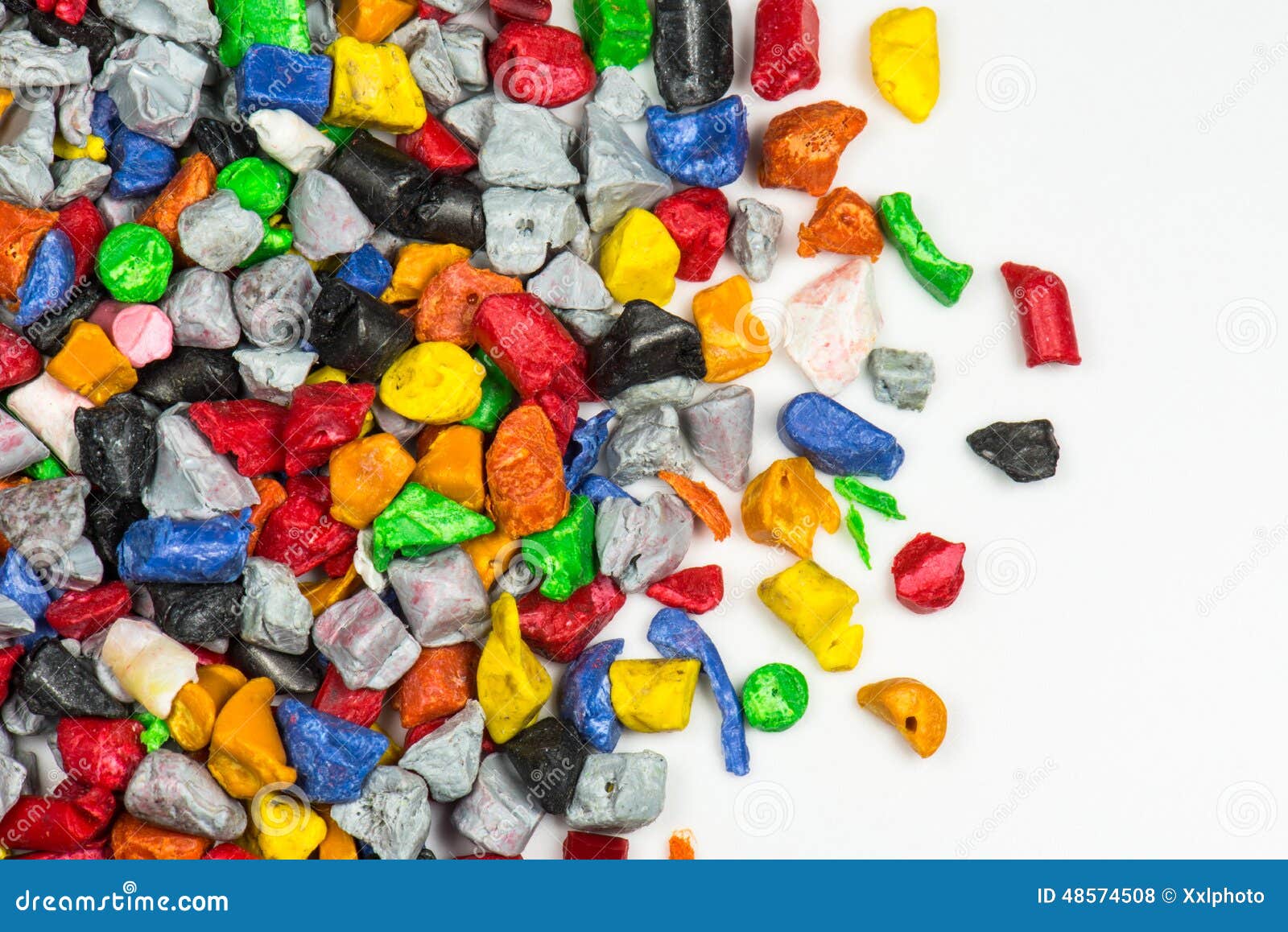 Plastic regrind stock photo. Image of close, milled, grain - 48574508