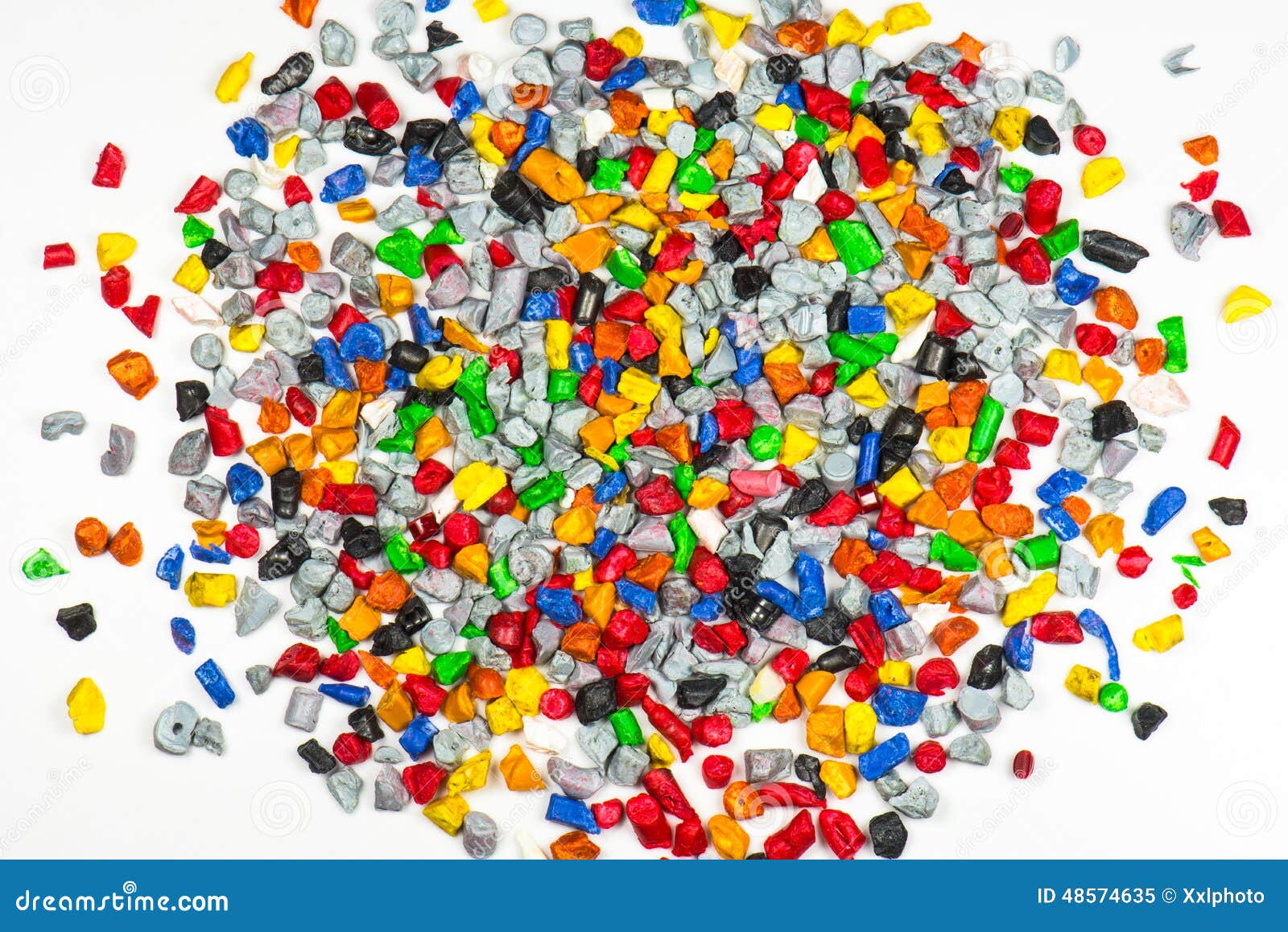 Plastic regrind stock image. Image of plastic, chopper - 48574635