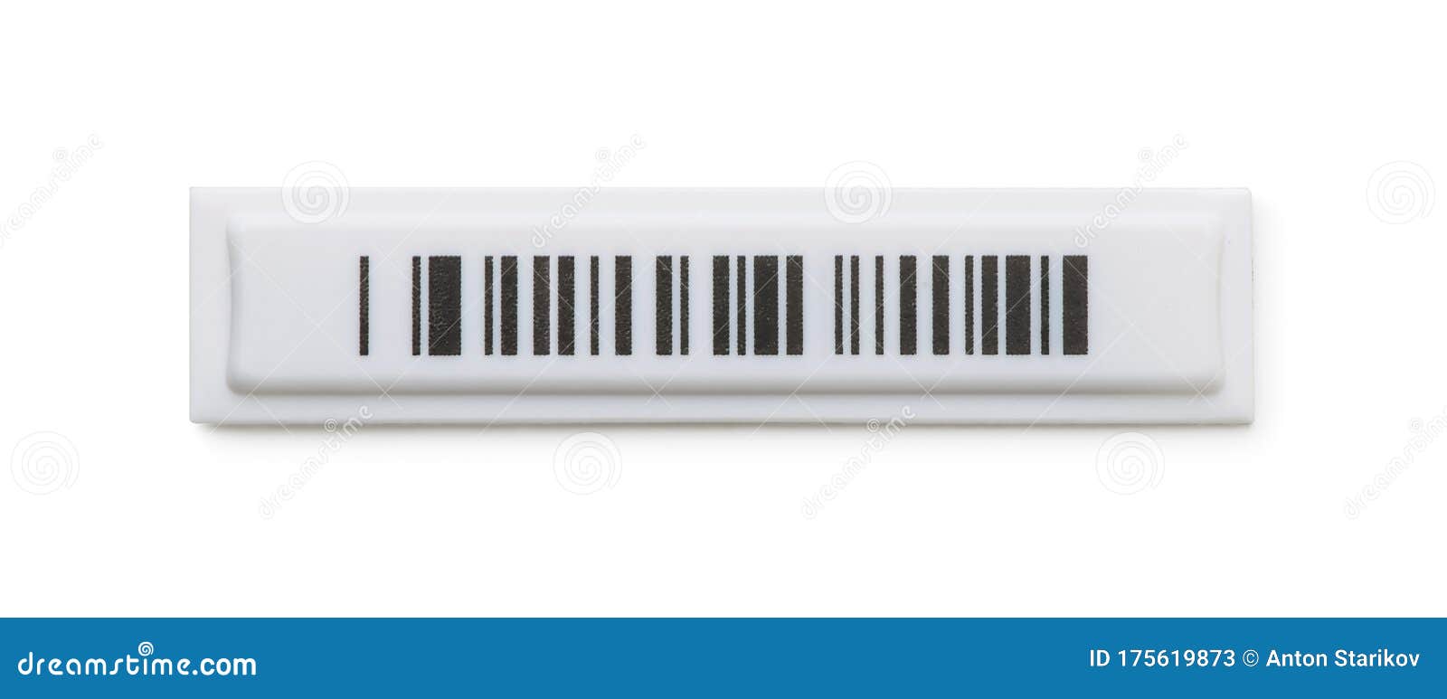 Plastic Retail Security Soft Tag Stock Image - Image of horizontal ...