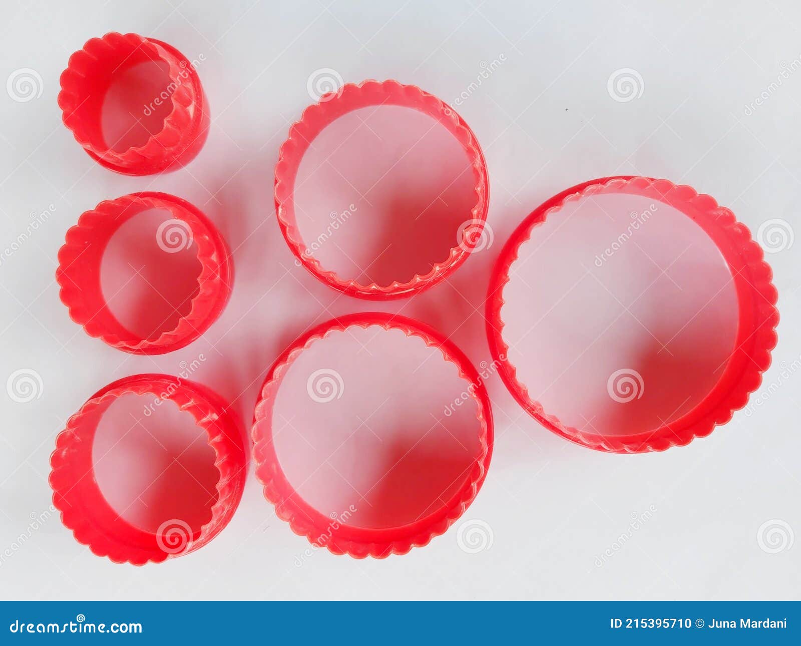 Plastic Ring Cutter Isolated on White Background Stock Photo - Image of ...