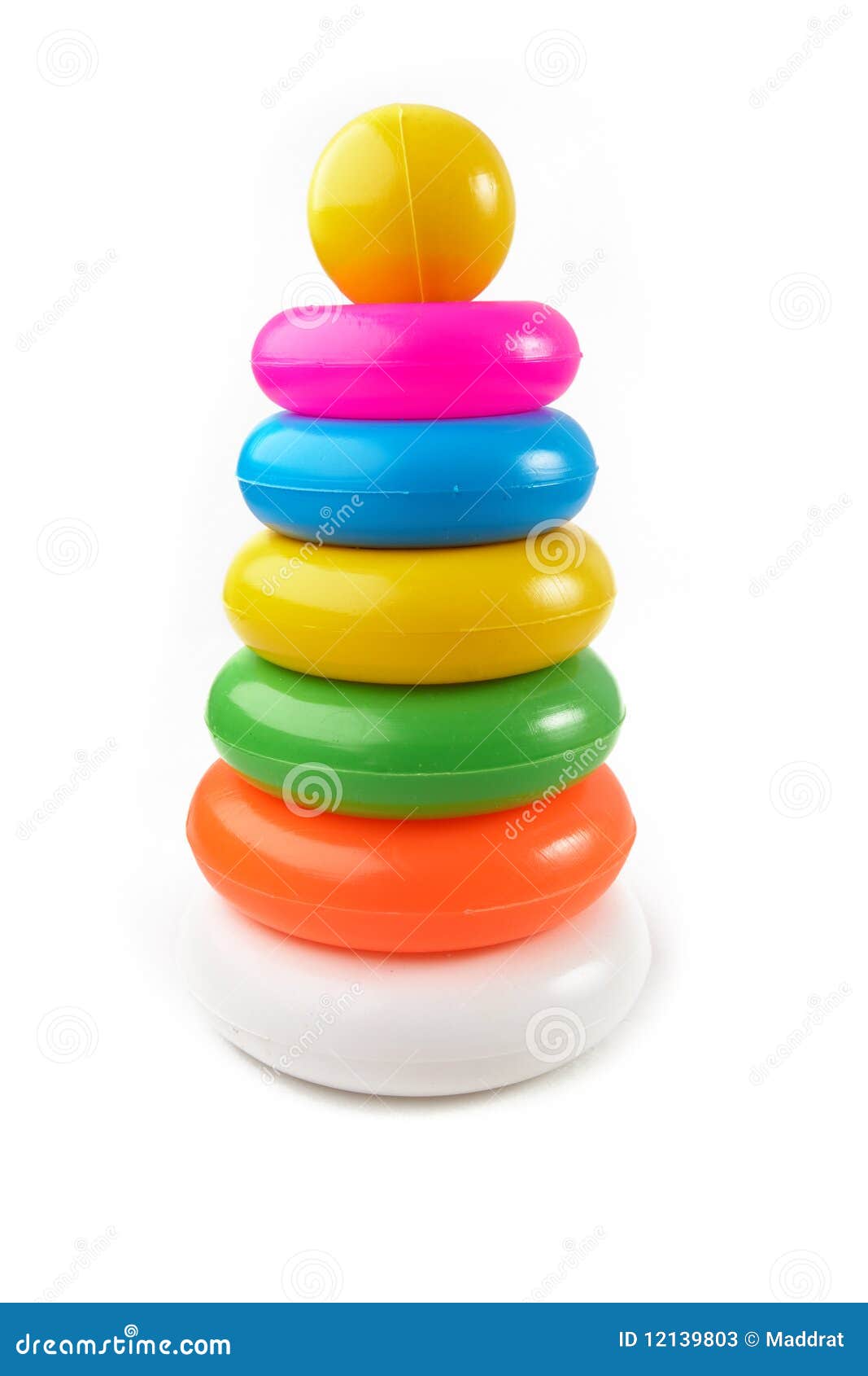 Plastic rings stock image. Image of pink, circle, ring - 12139803