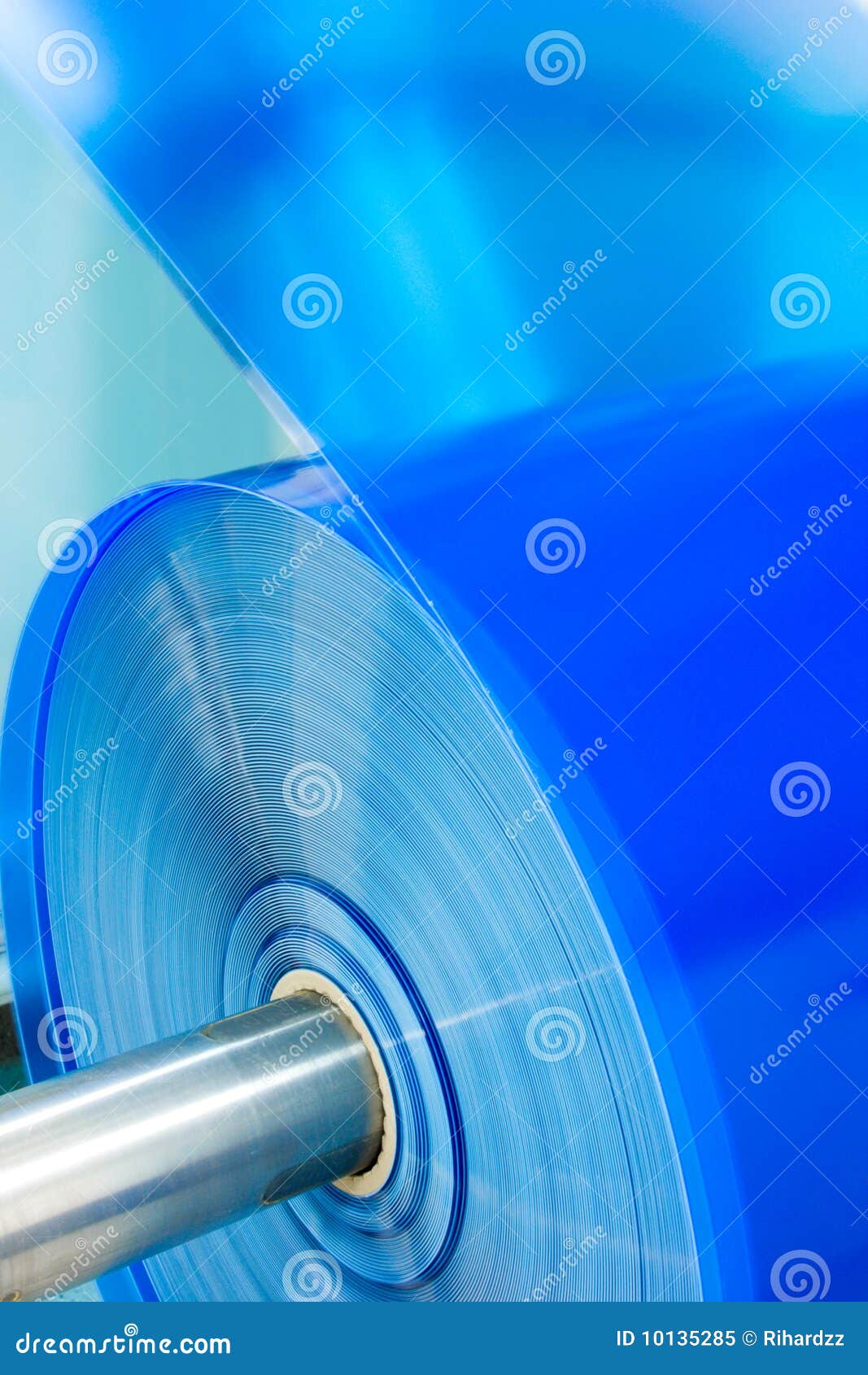 Plastic roll close-up stock image. Image of line, technology - 10135285